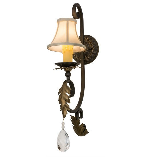 2nd Ave Lighting Ingrid 6" Wall Sconce in Timeless Bronze With Gold Ac ...