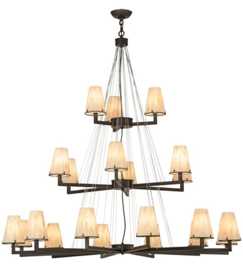 2nd Ave Lighting St Lawrence 54" Wide 21 Light LED Chandelier in Oil R ...