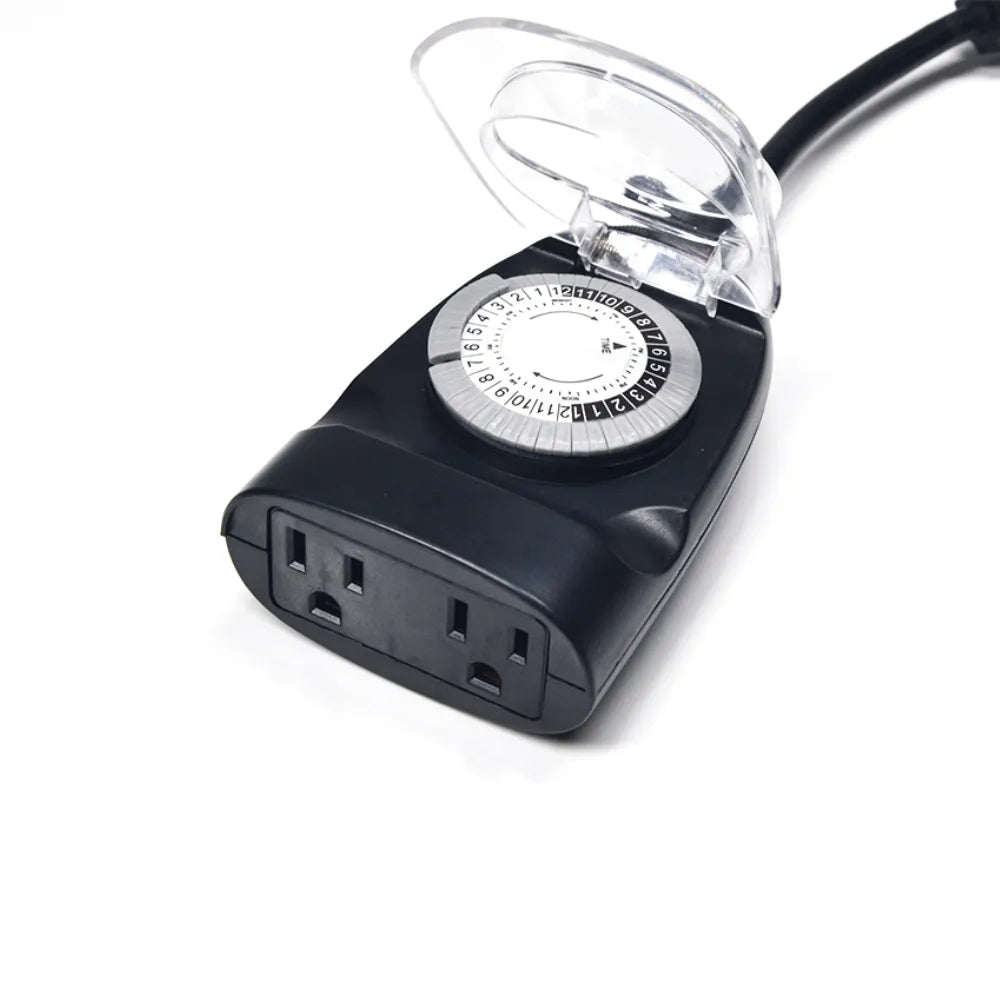 Abba Lighting TM01 Black Timer – Lamps Depot