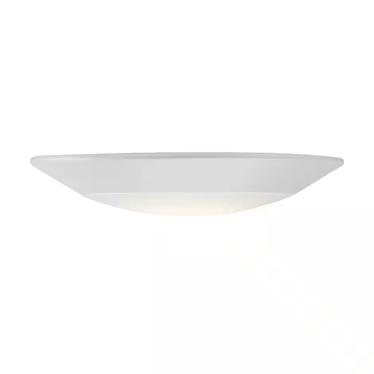 Amax Lighting 11" 20W 120V Integrated LED Frosted Lens Nickel Flush Mo ...