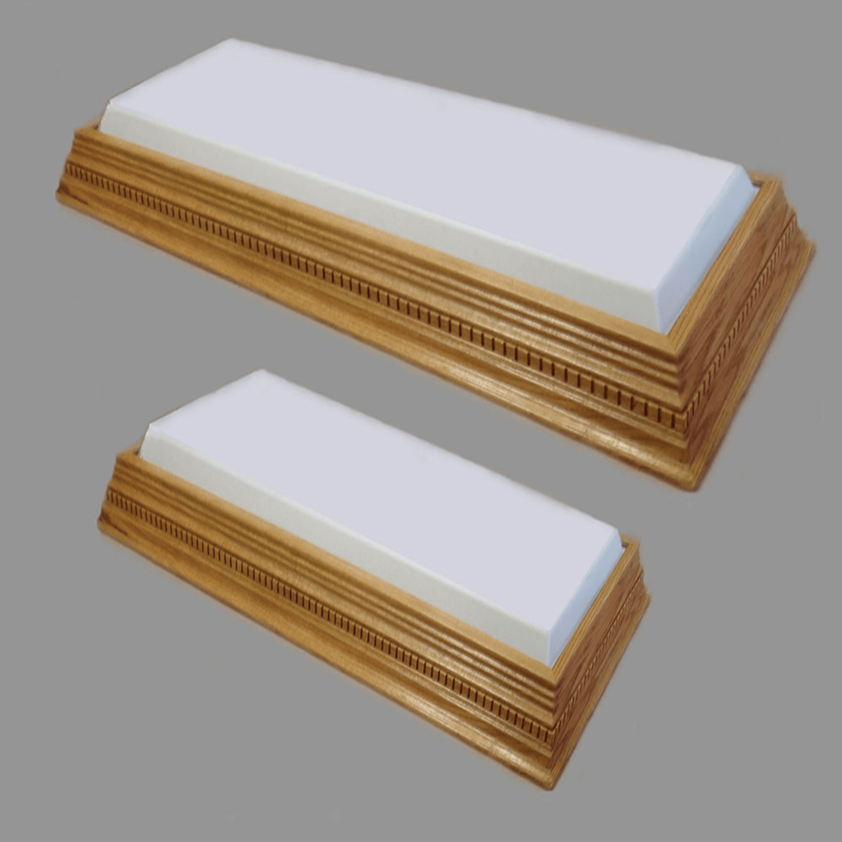 Amax Lighting RL-CMW4SO 2' 4 Lamp Solid Oak White Diffuser Strip Light ...