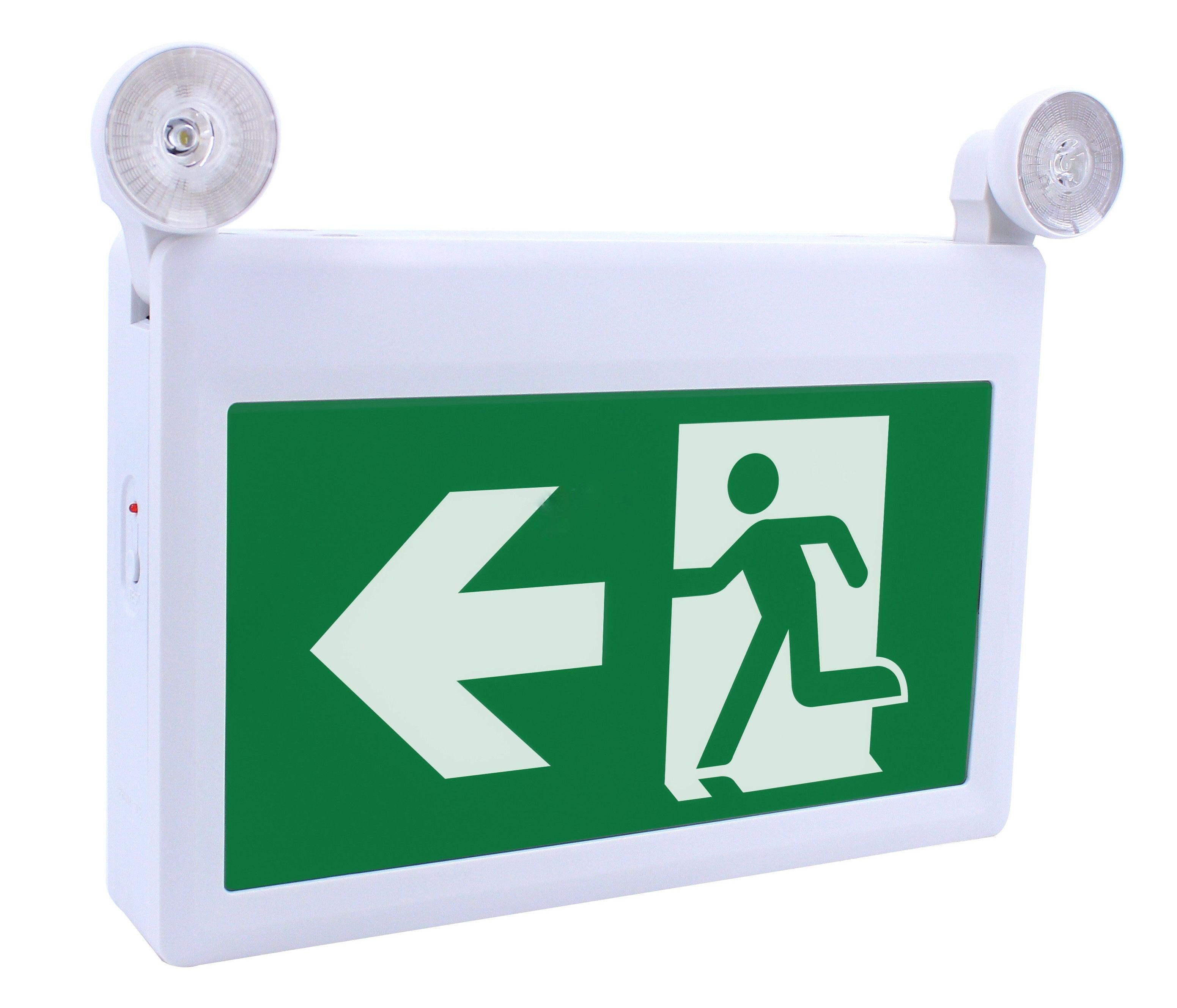 American Imaginations AI-36971 120-347V Rectangle Wall Mount Exit Sign ...