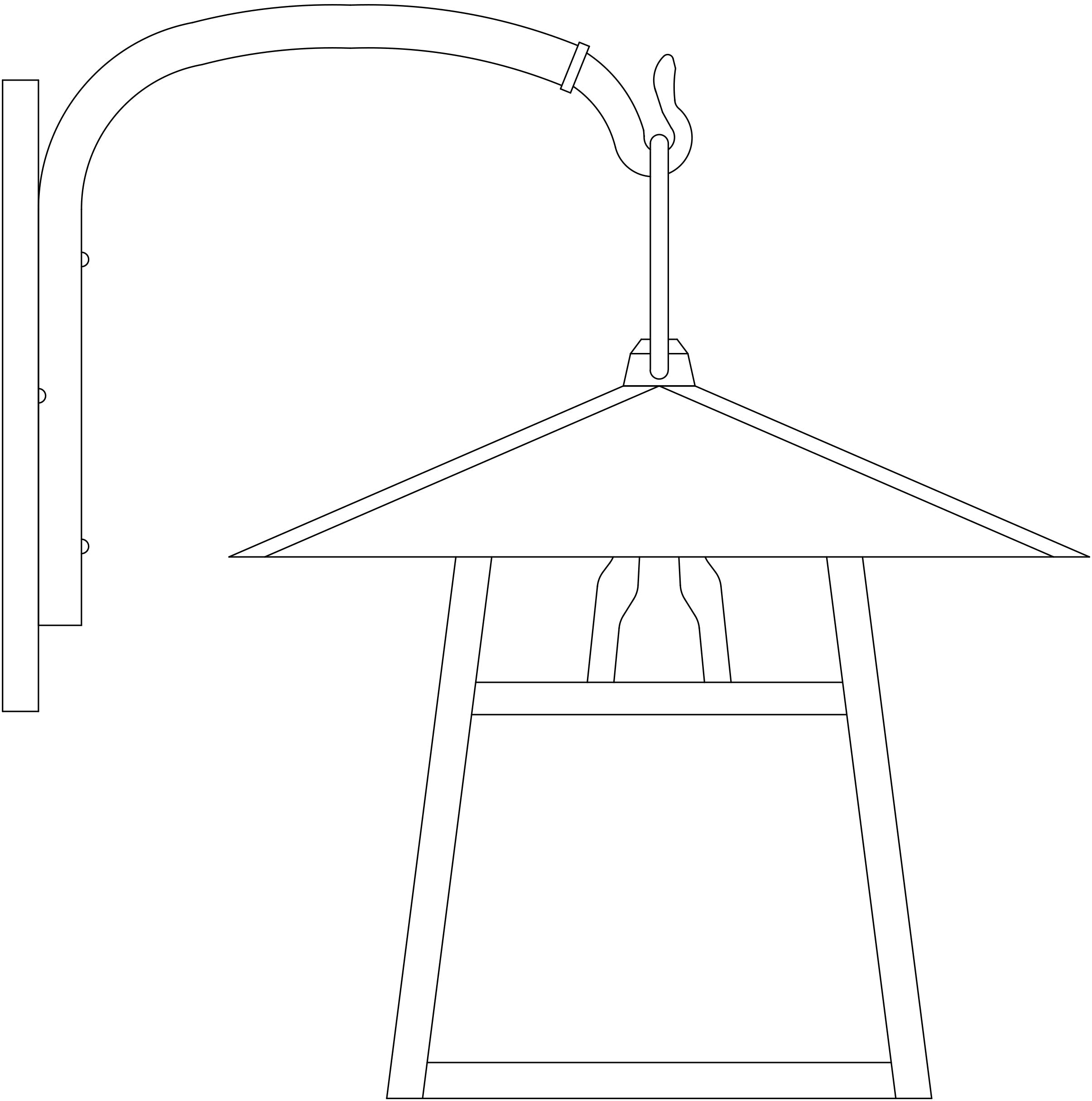 Arroyo Craftsman Carmel 15" Raw Copper Wall Mount With Amber Mica Glas ...