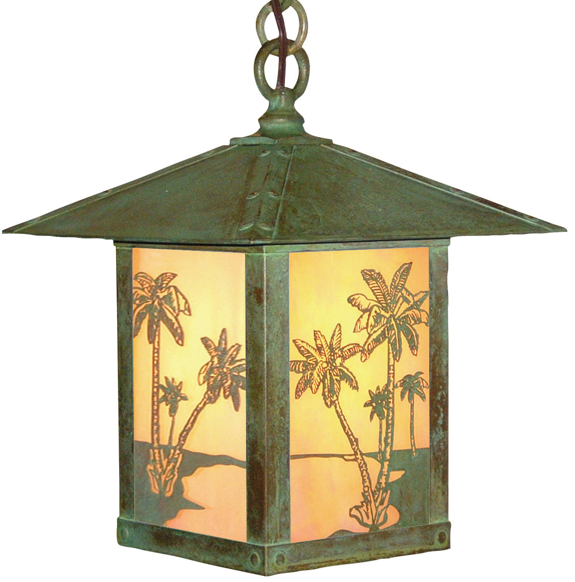 Arroyo Craftsman Timber Ridge 16" Raw Copper Pendant Lighting With Alm ...