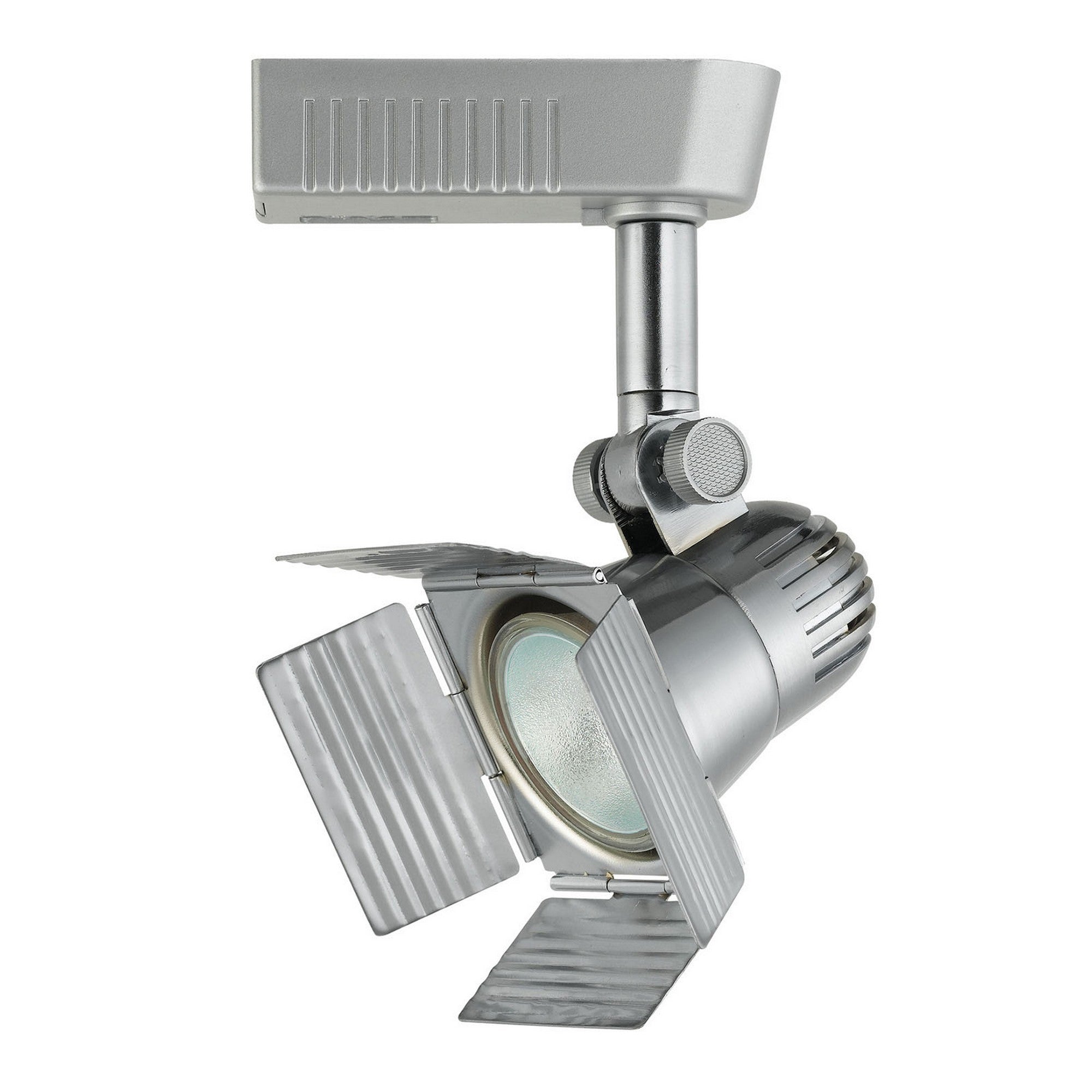 Benzara Silver Spotlight Design Rotational Track Light Head With 4-Lea ...