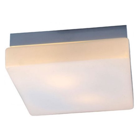 Bromi Design Lynch 10" White Flush Mount Ceiling Light With Glass Shad ...