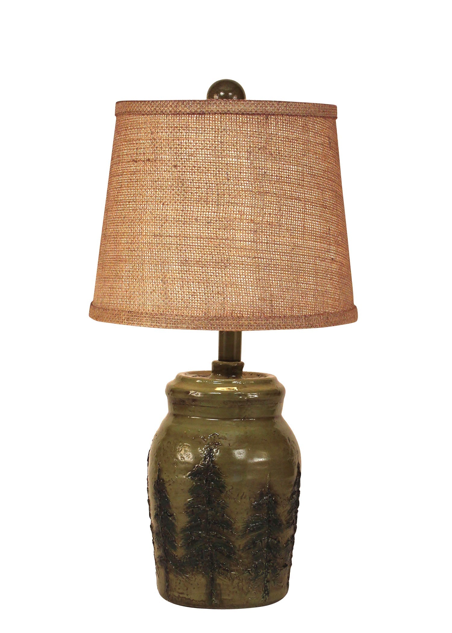 Coast Lamp Manufacturing 20"H Forest Mini Pine Tree Accent Table Lamp ...