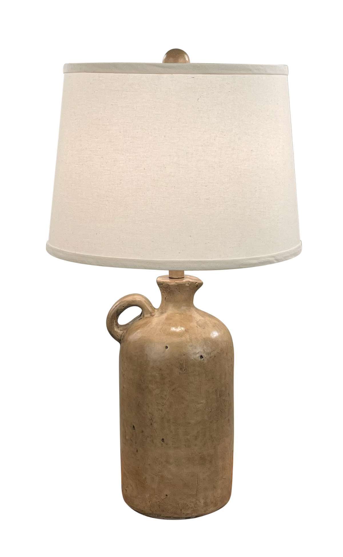 Coast Lamp Manufacturing 25"H Cottage Glaze Textured 1-Handle Whiskey ...