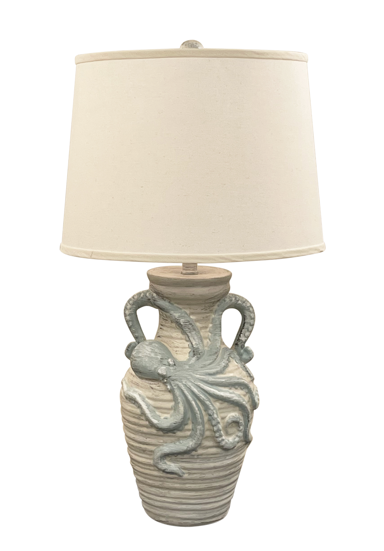 Coast Lamp Manufacturing 27"H Cottage Seamist Deep Sea Octopus Table L ...