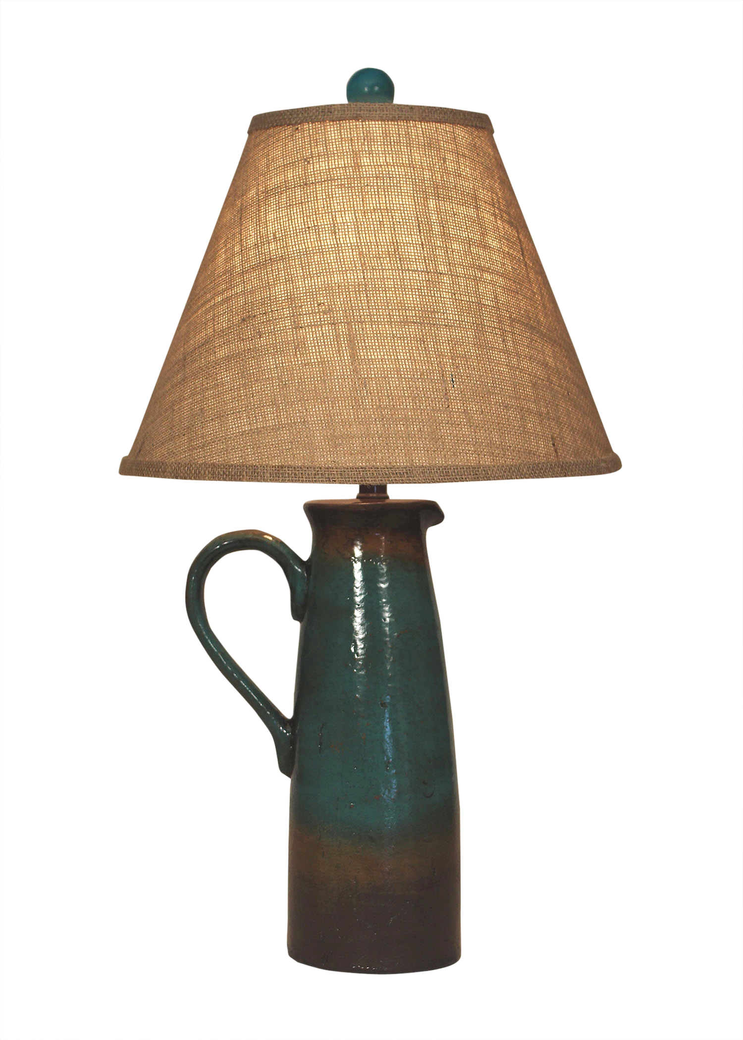 Coast Lamp Manufacturing 27"H Harvest Large Handle Pitcher Table Lamp ...