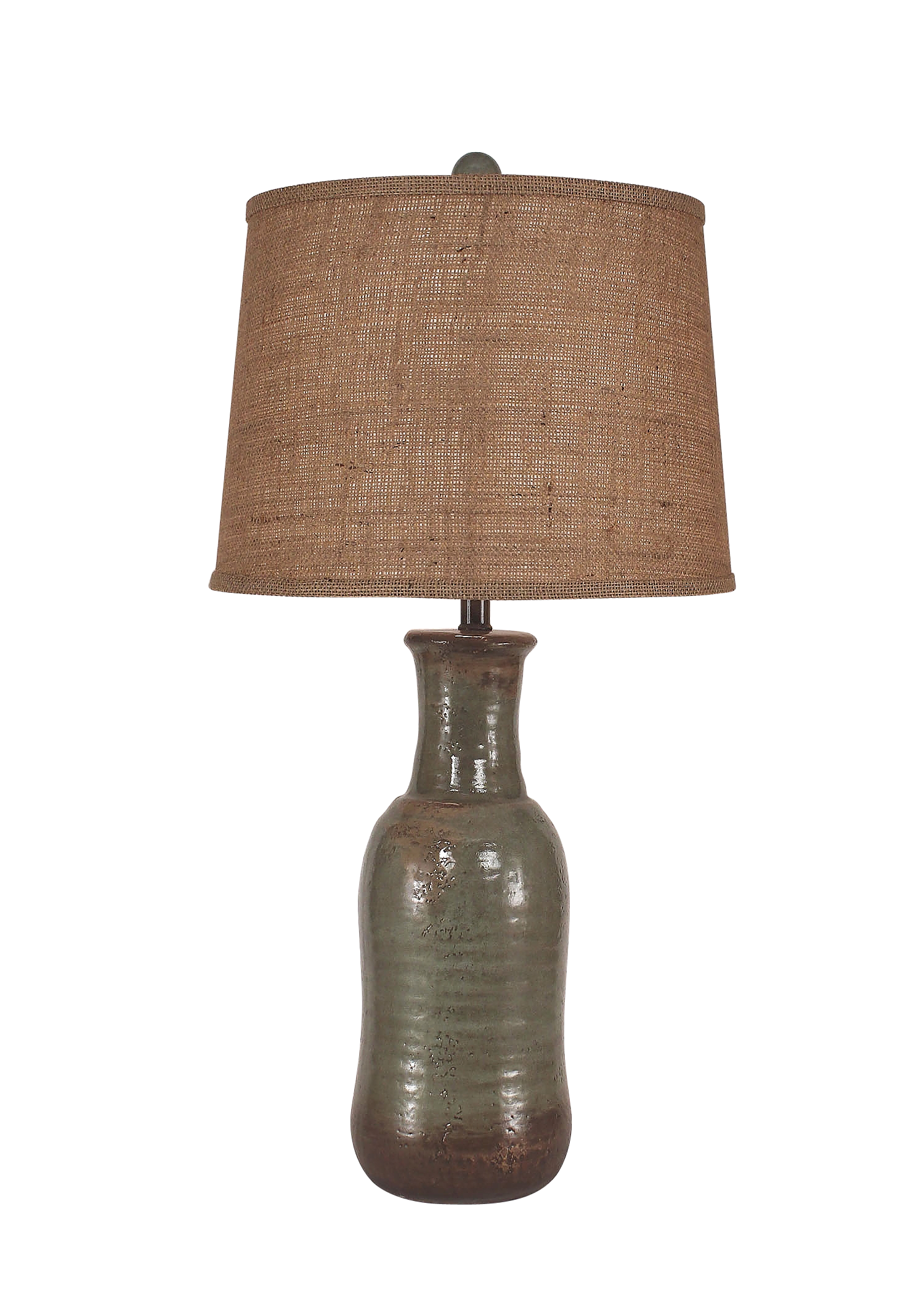 Coast Lamp Manufacturing 30"H Harbor Faux Clay Water Jug Table Lamp ...