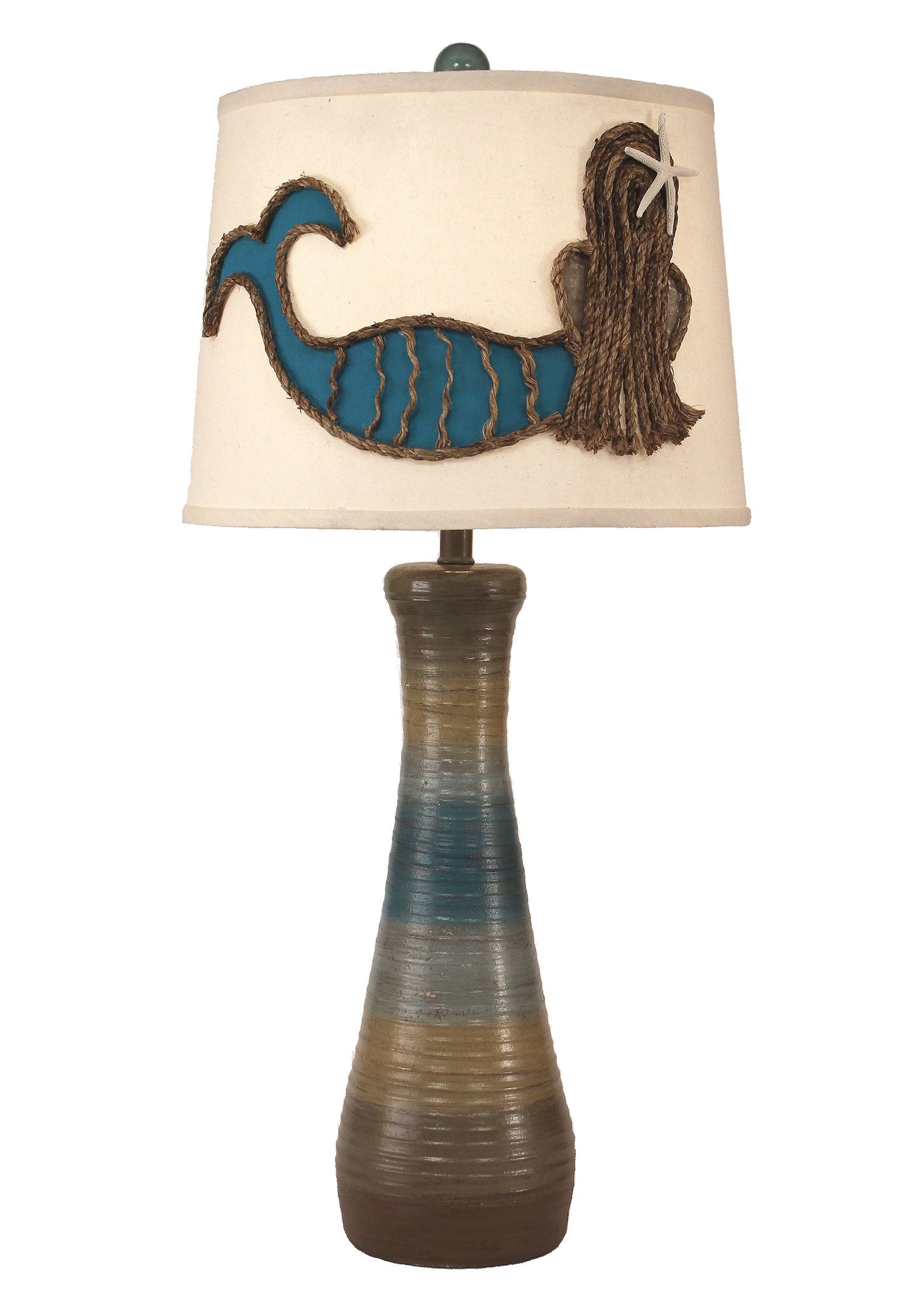 Coast Lamp Manufacturing 33"H Surfside Mermaid Table Lamp – Lamps Depot
