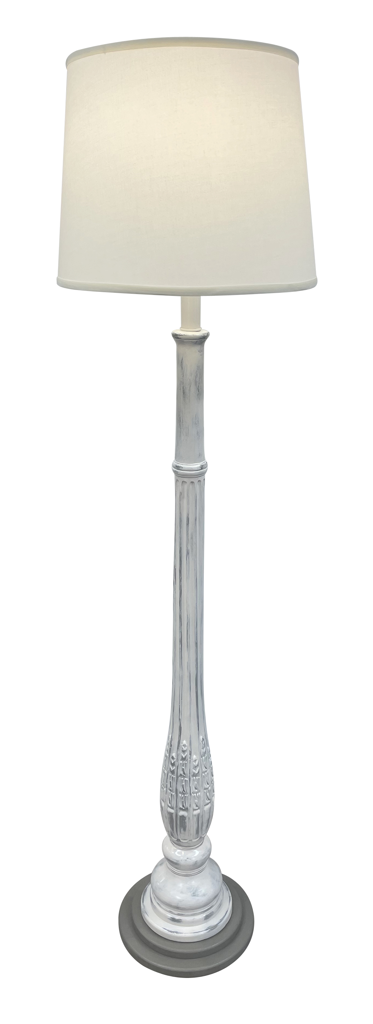 Coast Lamp Manufacturing Casual Living 63"H Farmhouse Traditional Ribb ...