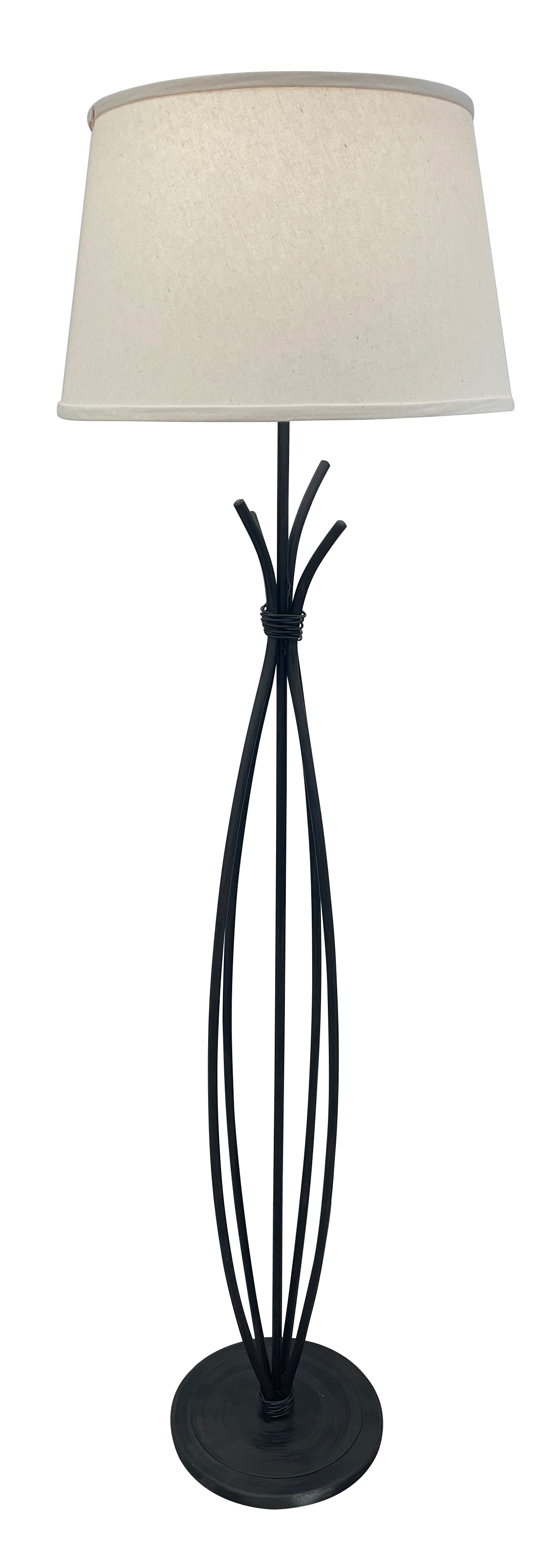 Coast Lamp Manufacturing Casual Living 64"H Kodiak Iron Stack With Bra ...