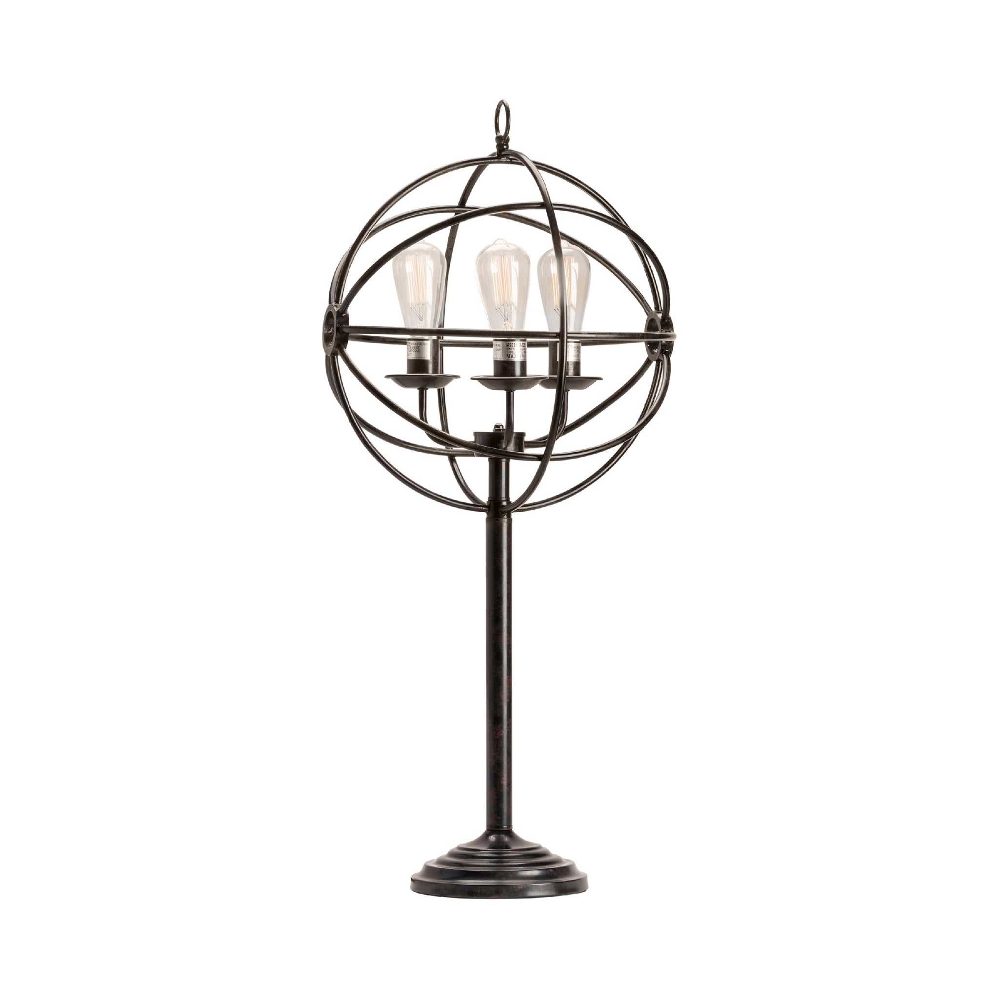 Crestview Collection Global 37" Modern Metal Table Lamp In Oil Bronze ...