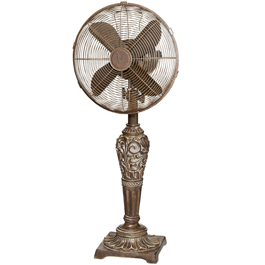 Deco Breeze Cantalonia 32" Brown Pedestal Table Fan – Lamps Depot