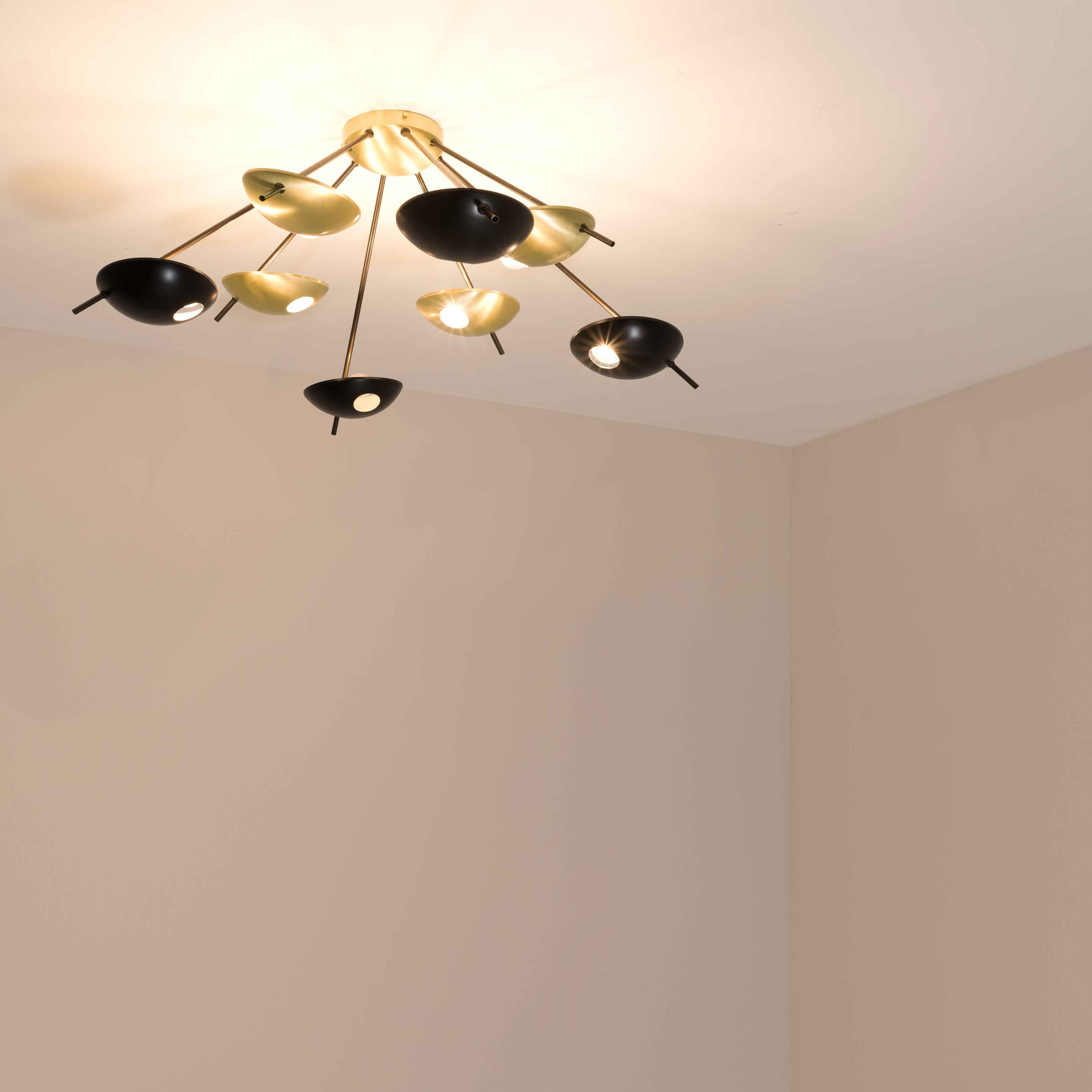 Design for Macha Helios Octo I Ceiling or Wall-Mounted Blackened Eight ...