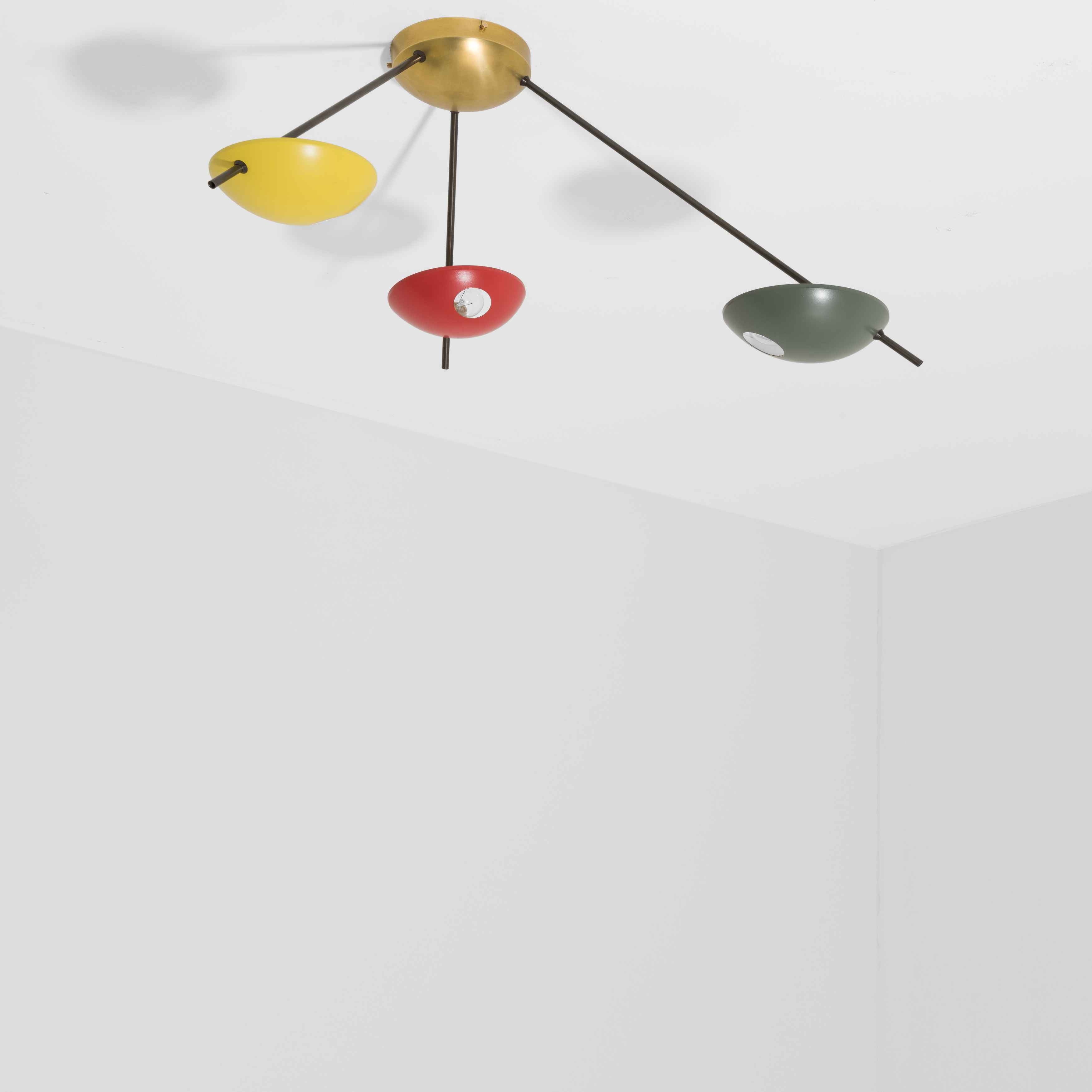 Design for Macha Helios Tribus I Ceiling or Wall-Mounted Bronze Three ...