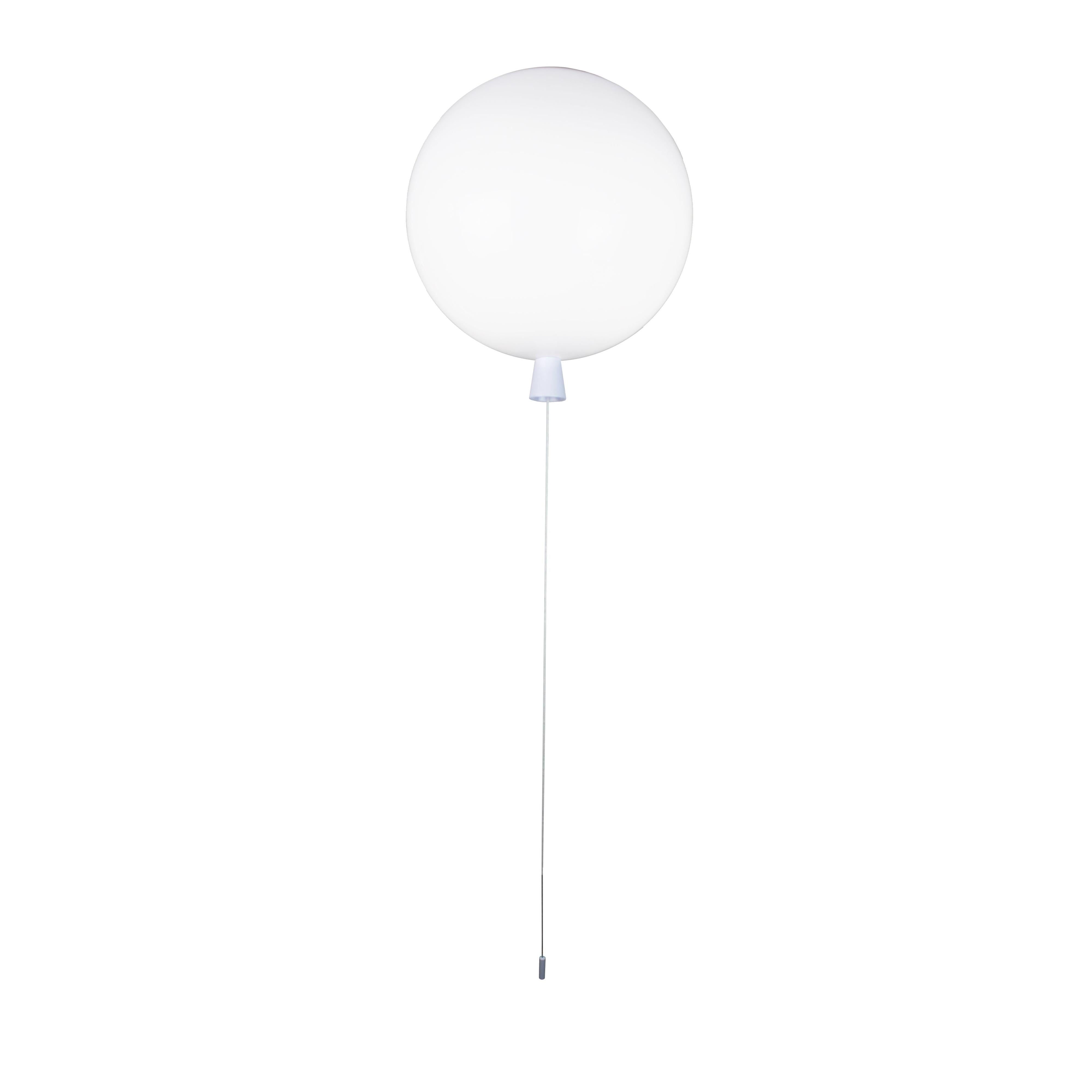 EQ Light Balloon 13" White Acrylic RGB LED Semi Flush Mount – Lamps Depot