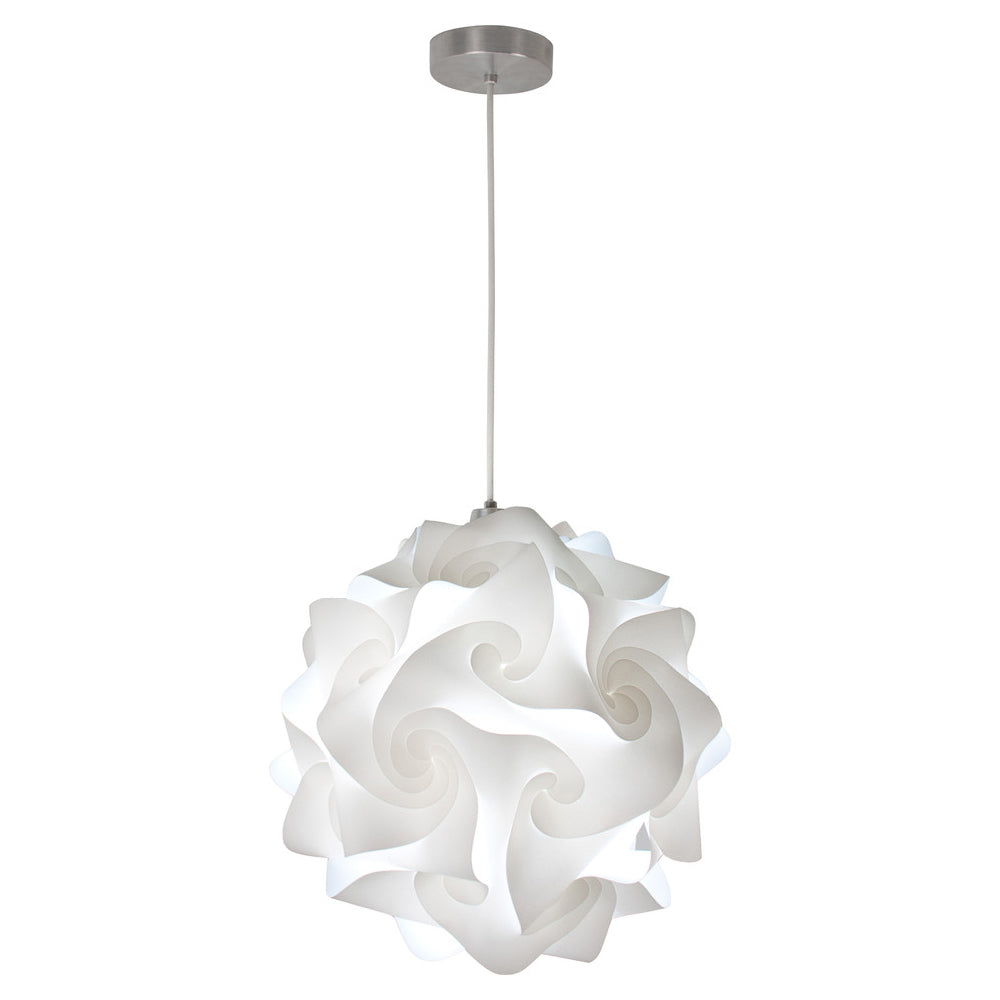 EQ Light Hado 17" White Modern Globe Extra Large Pendant Light – Lamps ...