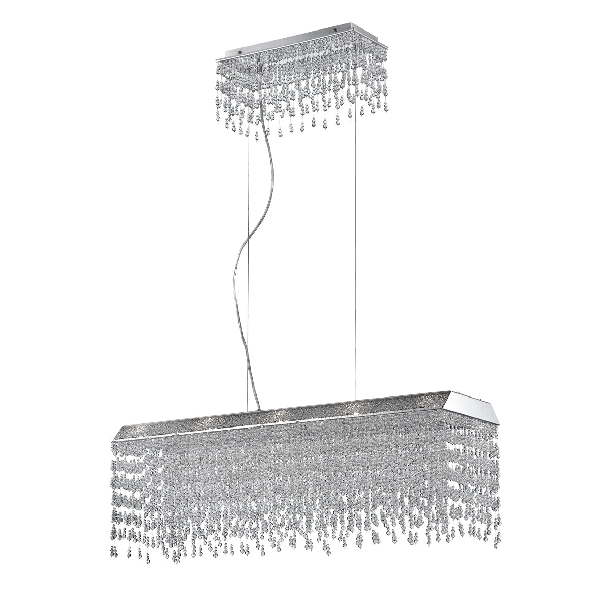 Eurofase Lighting Fonte 32" 10-light Linear Dimmable Halogen Bulb Chro ...