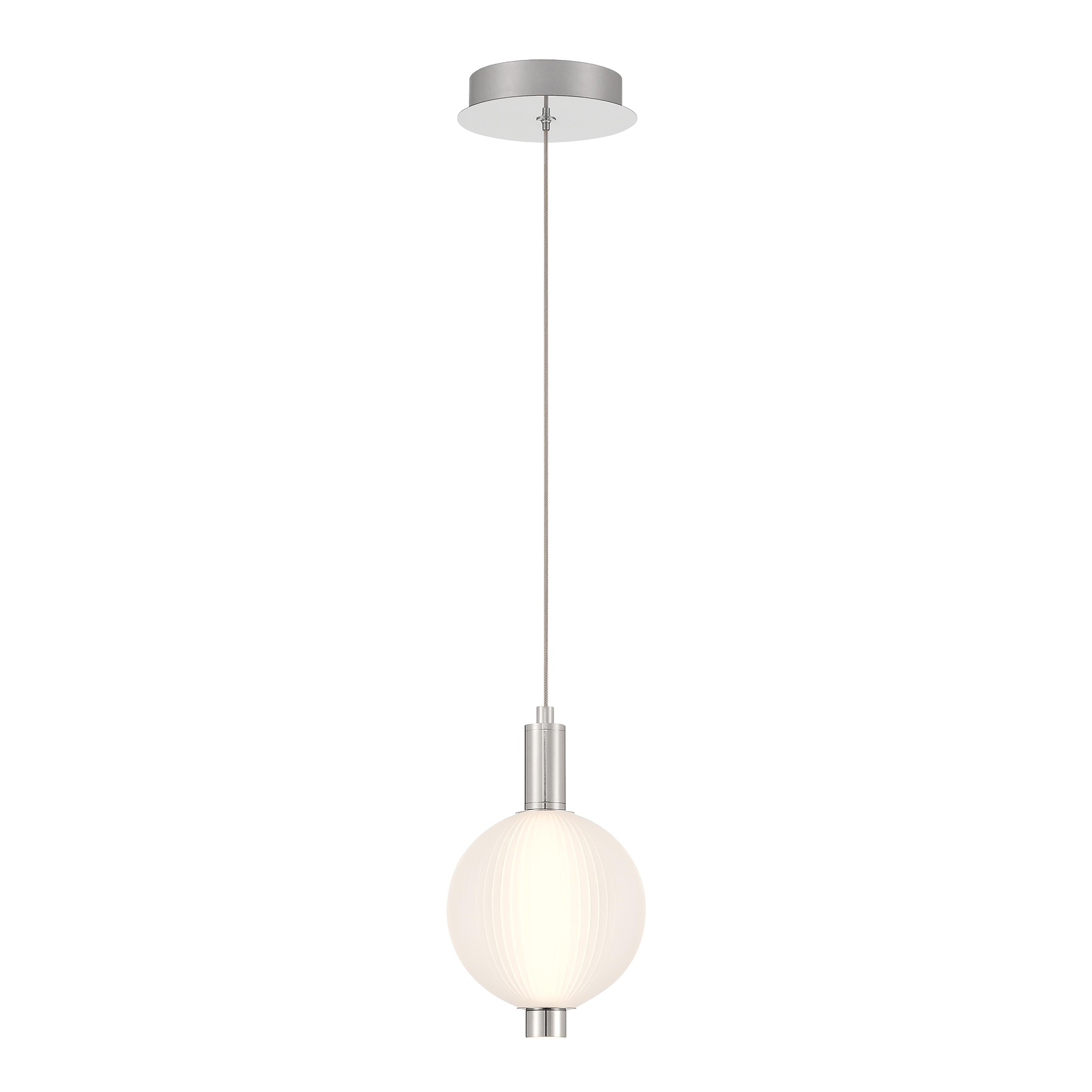 Eurofase Lighting Palmas 10" 1-Light Integrated LED Frosted Glass Shad ...