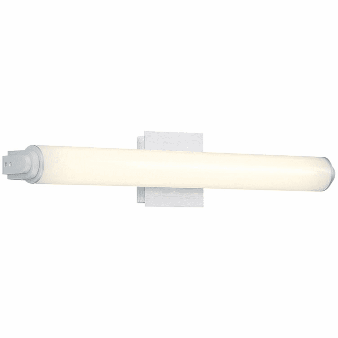 Eurofase Lighting Ray 26" Dimmable Aluminum Metal Vanity Light With Wh ...
