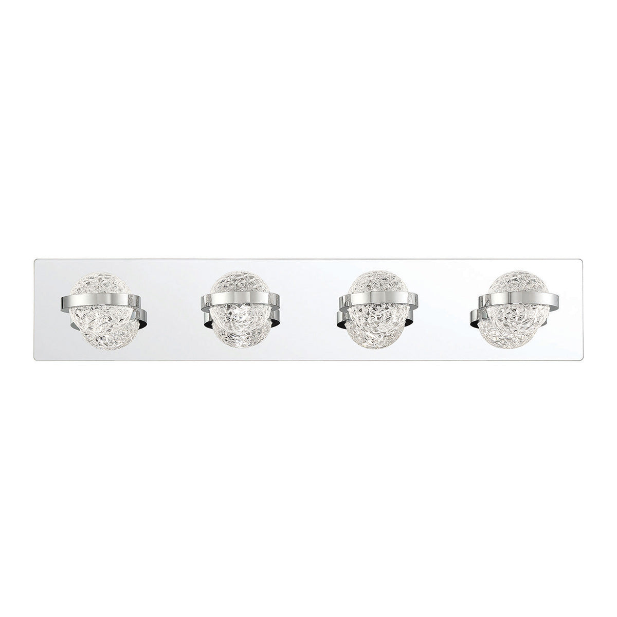 Eurofase Lighting Ryder 26" 4-Light Dimmable Integrated LED Chrome Bat ...