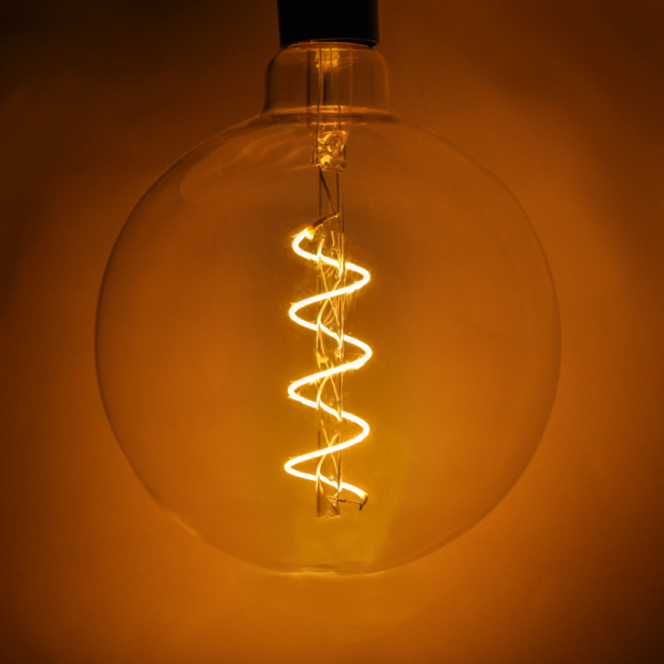 Hometown Evolution G150 LED 6" Spiral Filament 4 Watts Light Bulb ...