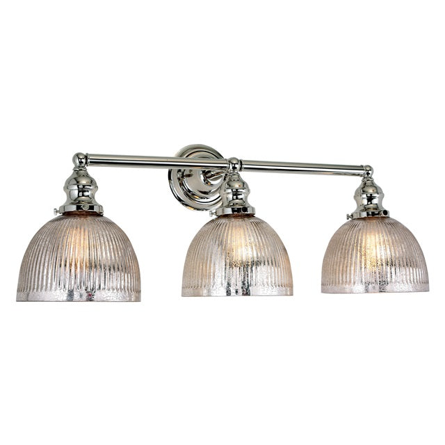 JVI Designs Union Square Madison Polished Nickel 3-Light Wall Sconce W ...