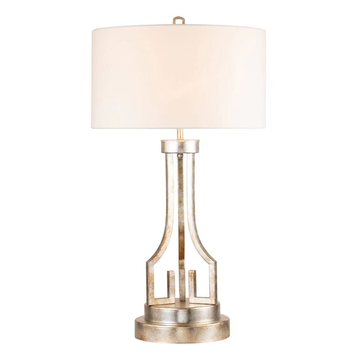 Lucas & McKearn Lemuria 32" Distressed Silver Buffet Table Lamp With W ...