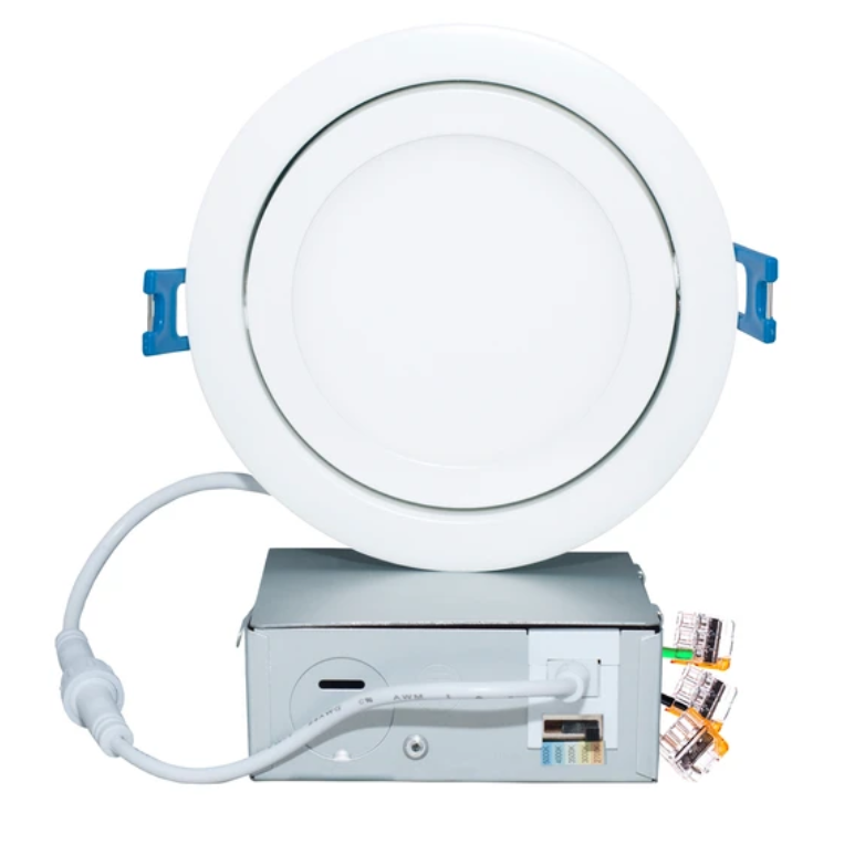 MW Lighting MGD049W-TNW-5CCT 4" 5CCT Canless Swivel Recessed Light ...