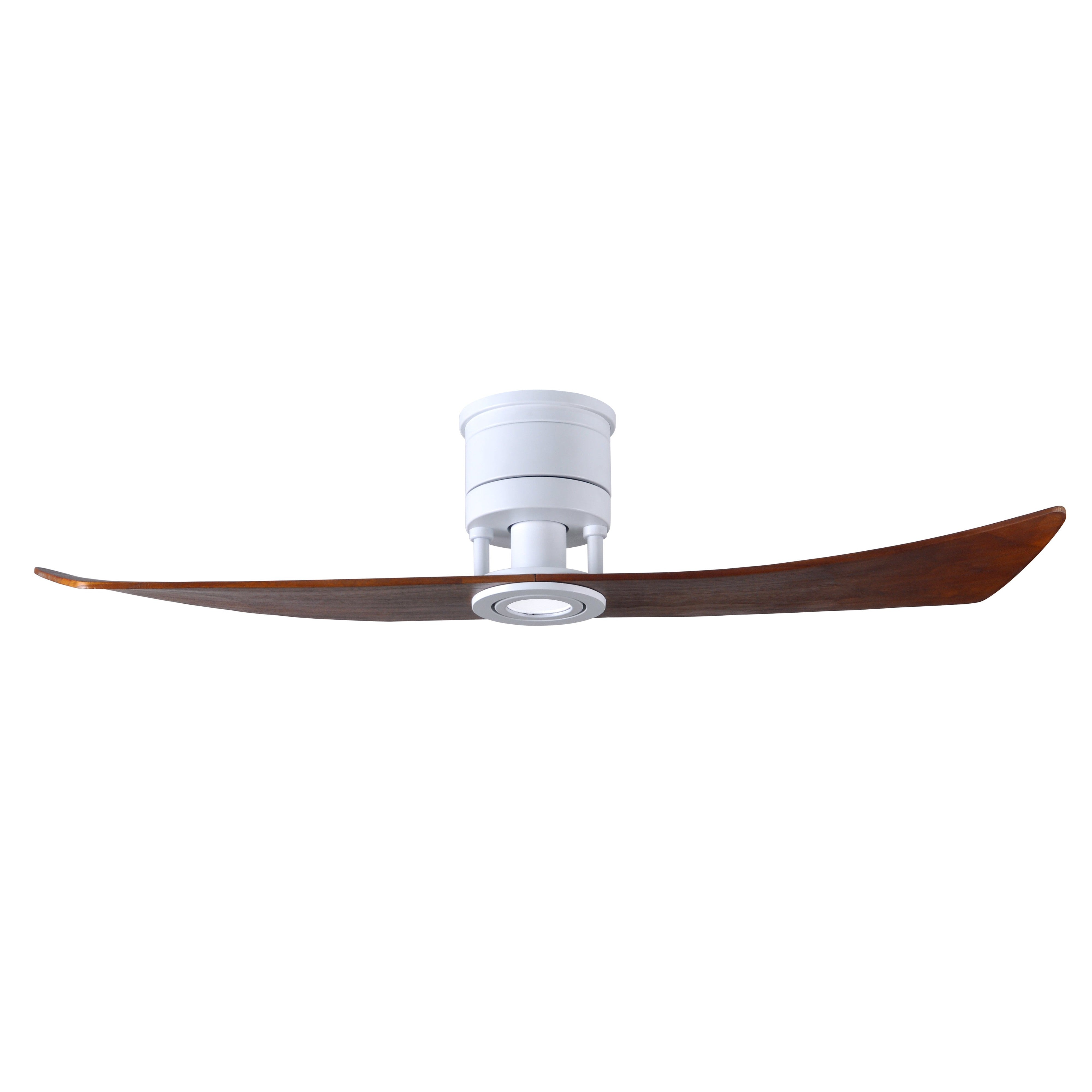 Matthews Fan Company Atlas Lindsay 52" Matte White Ceiling Fan With So ...