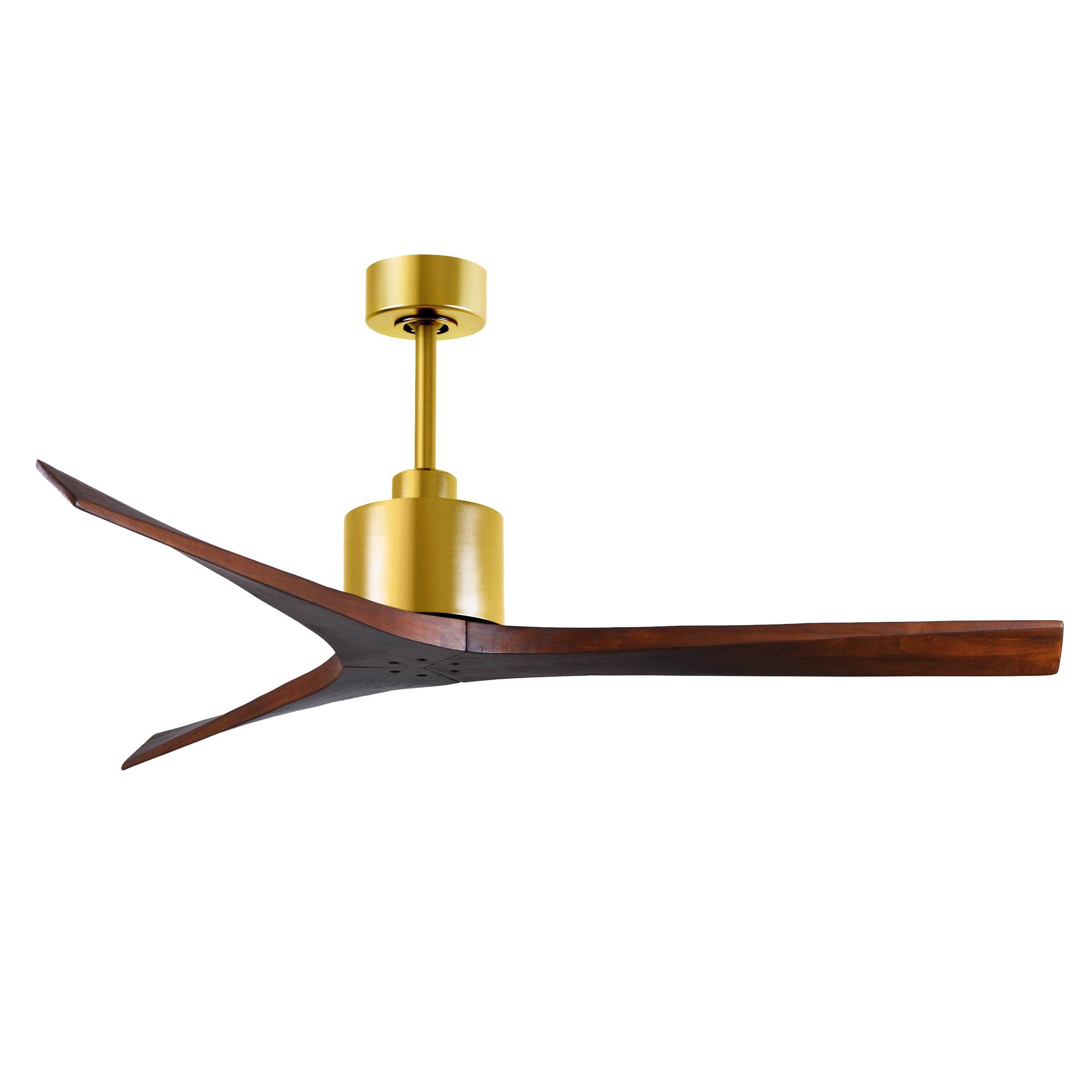 Matthews Fan Company Atlas Mollywood 60" Brushed Brass Ceiling Fan Wit ...