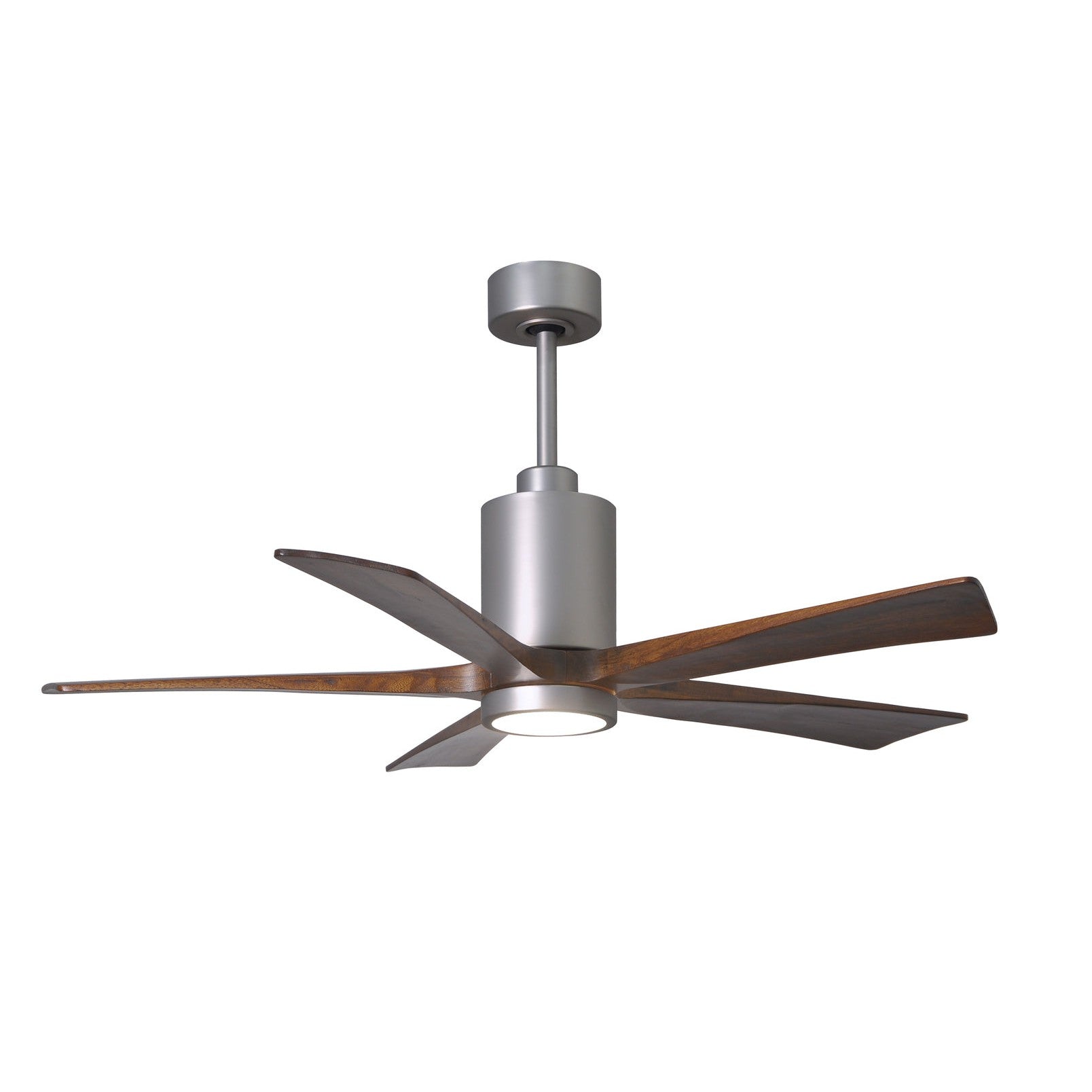 Matthews Fan Company Atlas Patricia-5 52" Brushed Nickel Ceiling Fan W ...