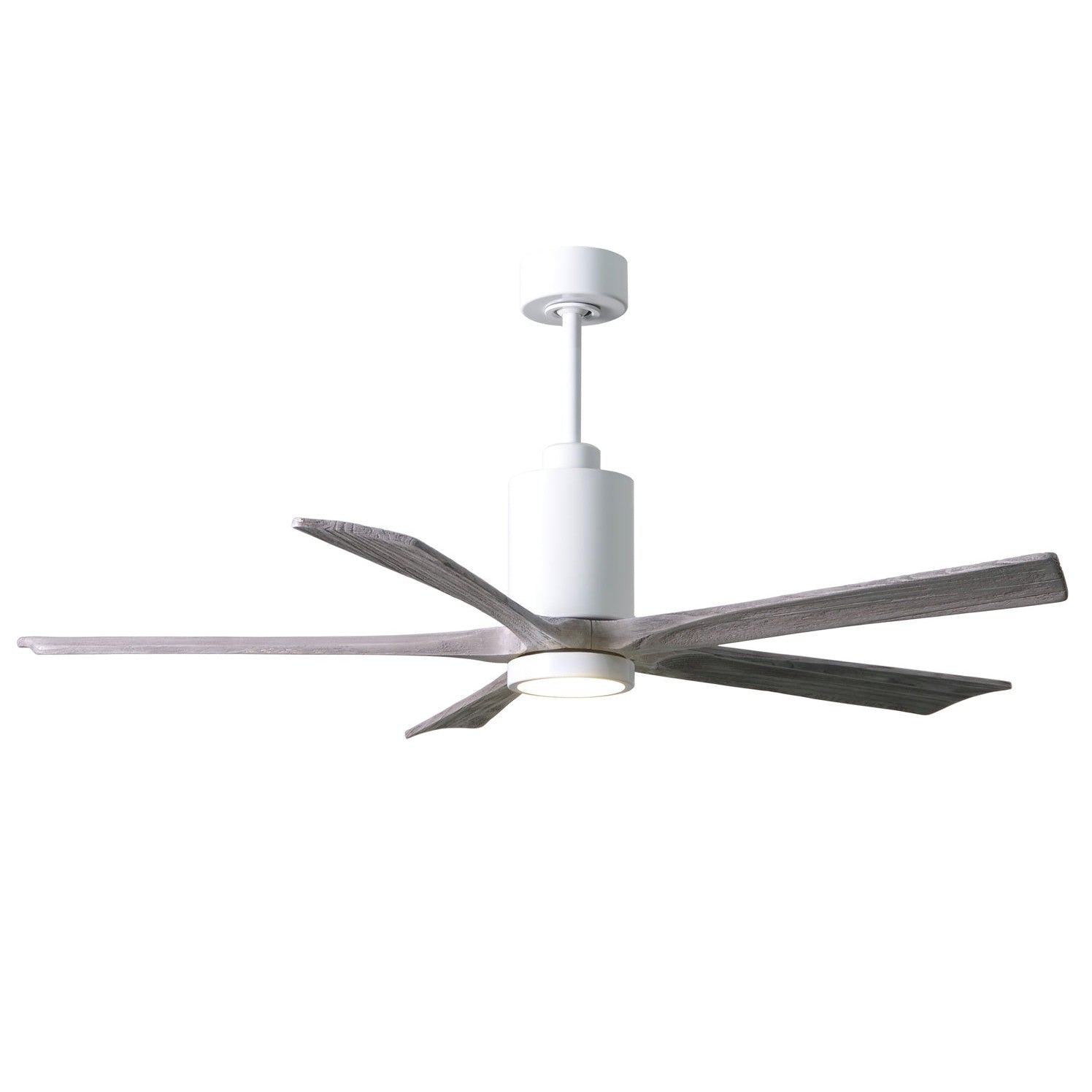 Matthews Fan Company Atlas Patricia-5 60" Gloss White Ceiling Fan With ...