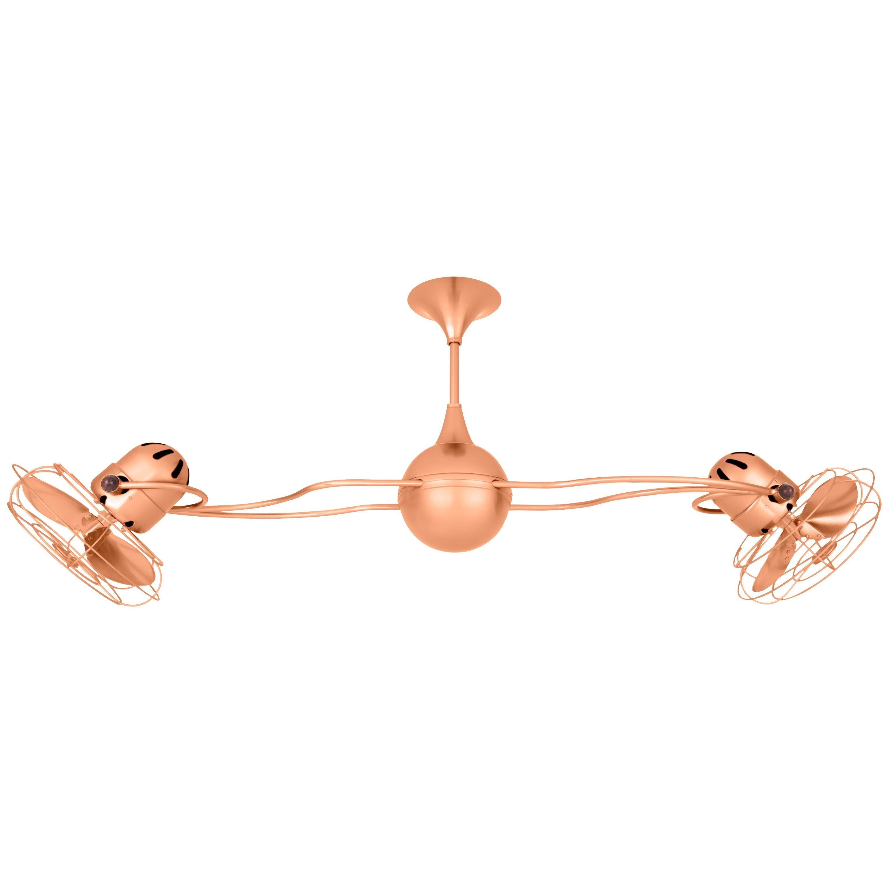 Matthews Fan Company Matthews-Gerbar Italo Ventania 60" Brushed Copper – Lamps Depot