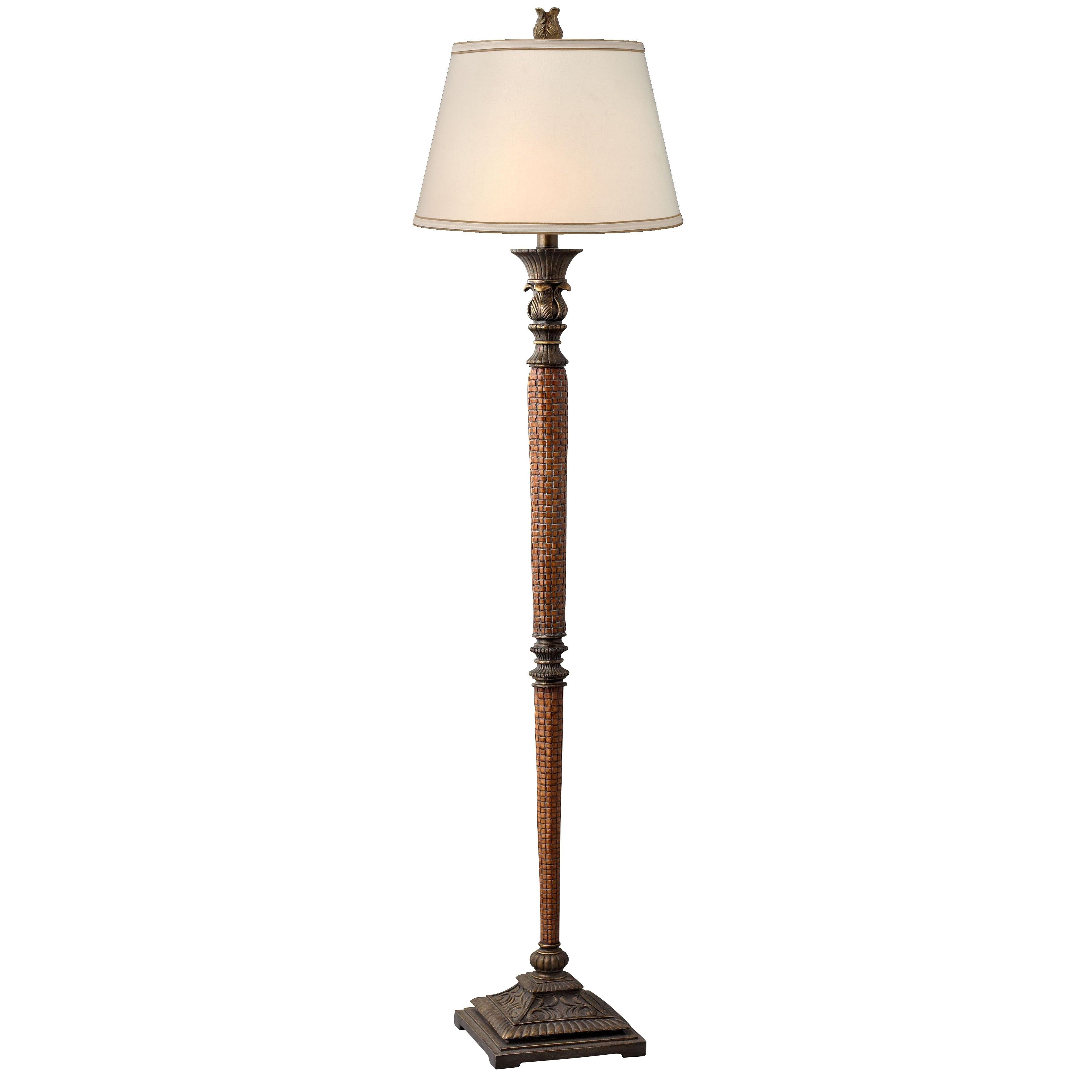 Medallion Lighting British Colonial 60" Old Bronze Resin Floor Lamp ...