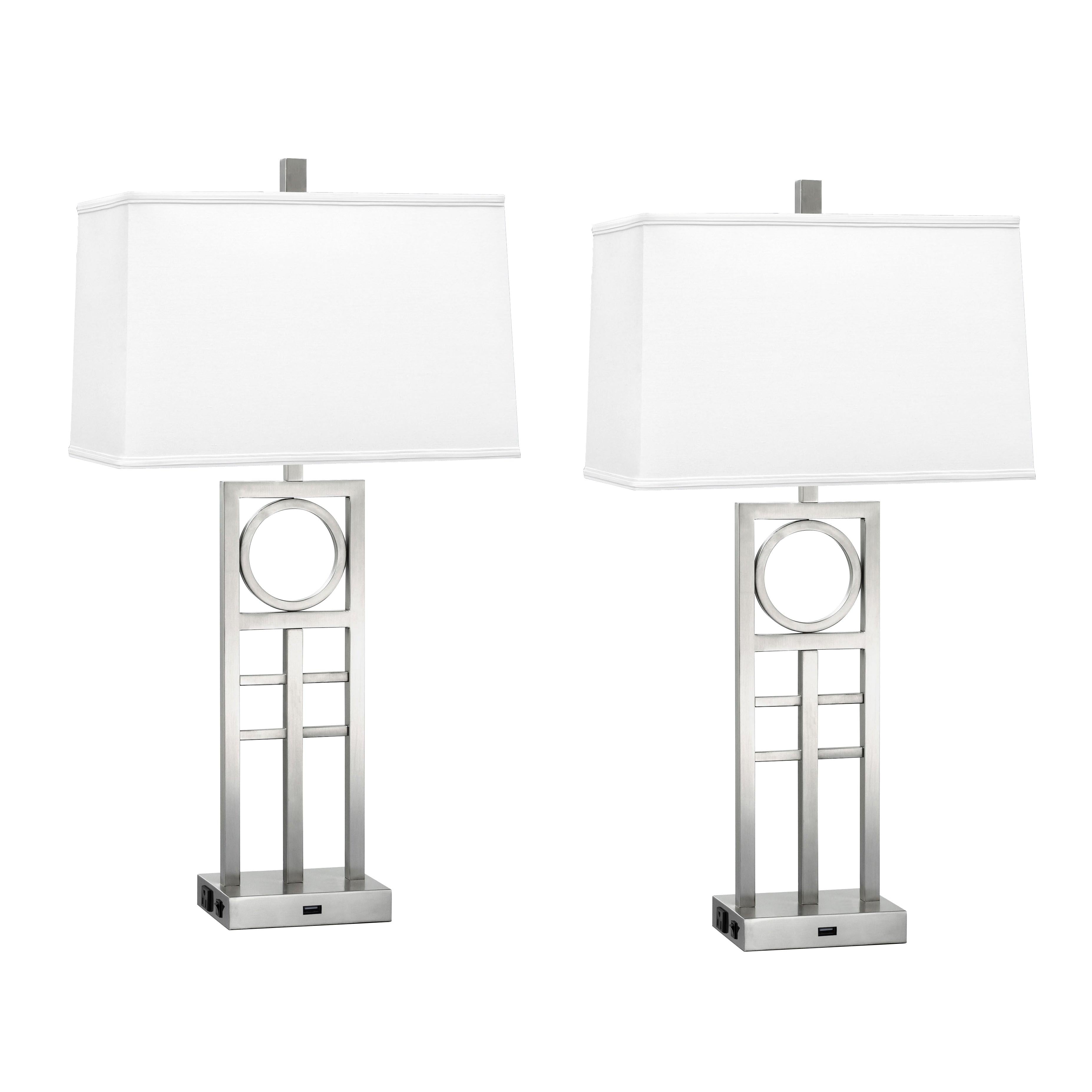 Medallion Lighting Corporation 29" Geometrics Twin-light Double Nights ...