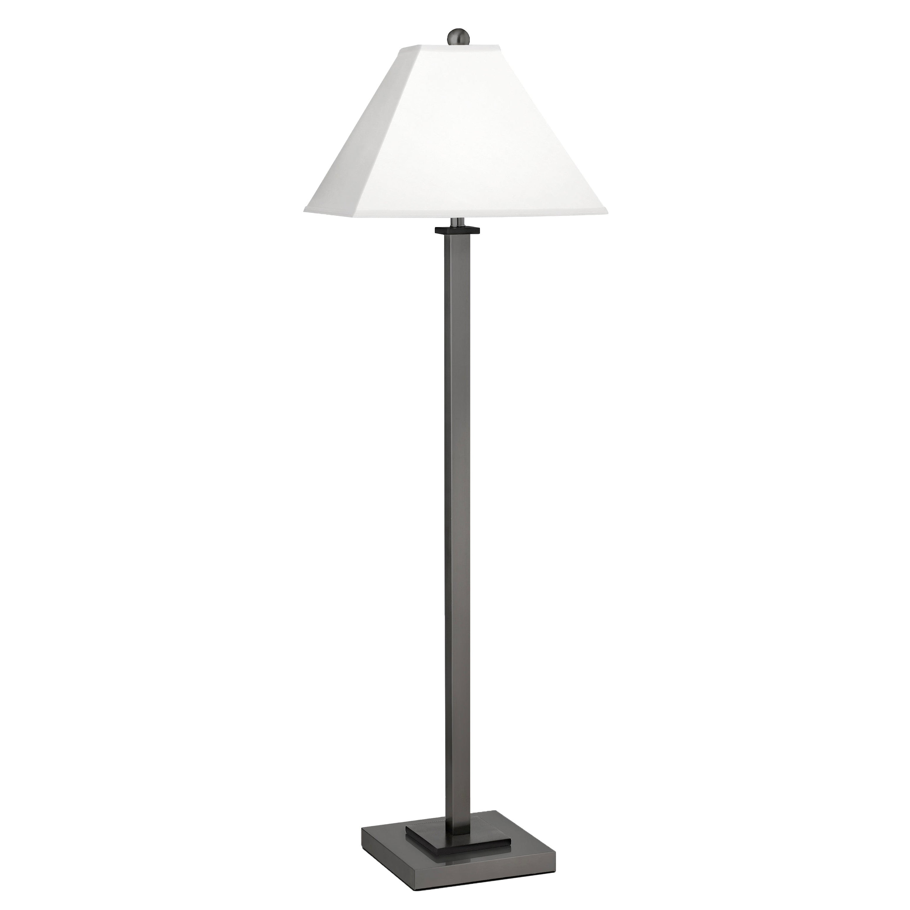 Medallion Lighting Gunmetal Square Post 59" Gunmetal Black Accents Ste ...