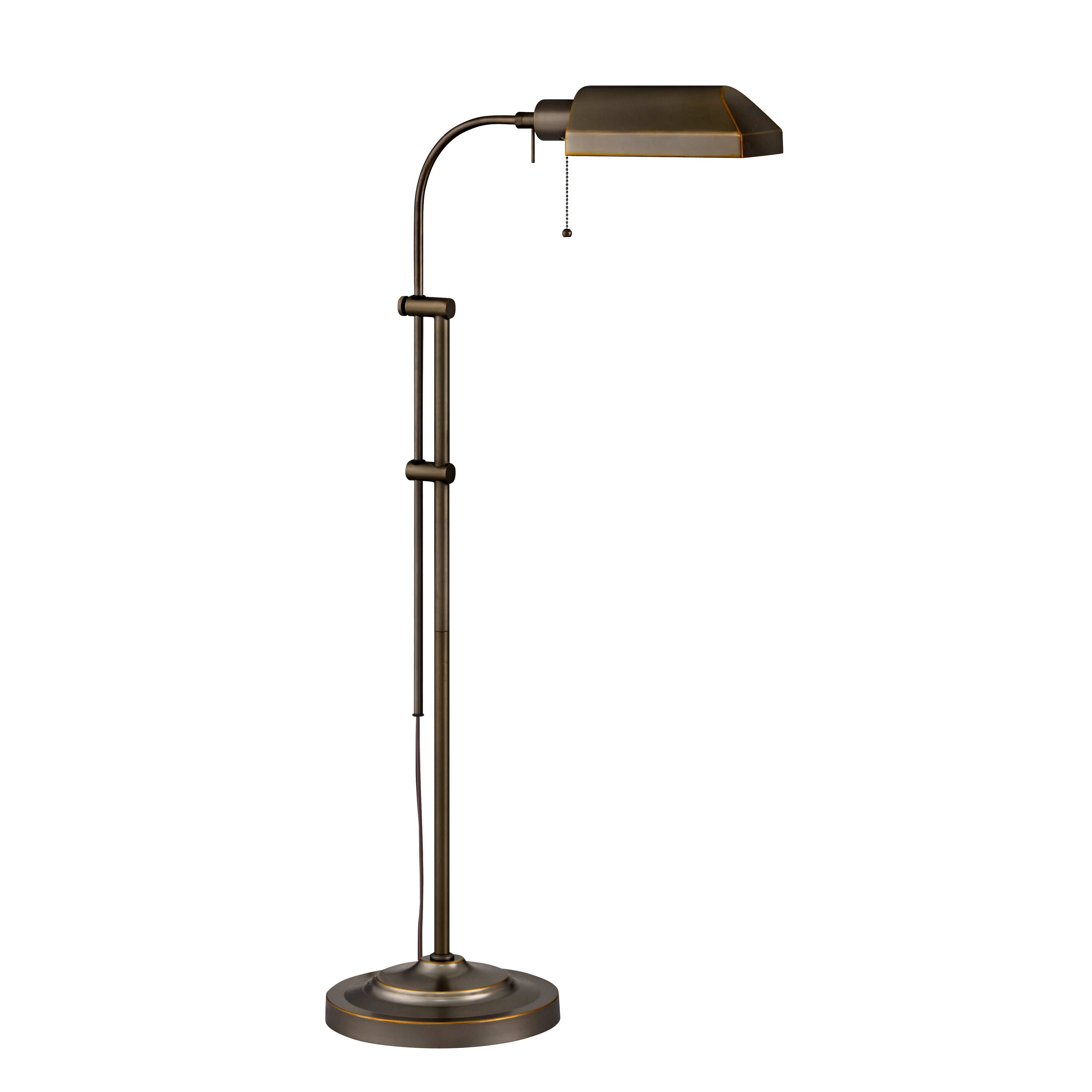 Medallion Lighting Lavoro 55" Madison Bronze Height Adjustable Steel F ...