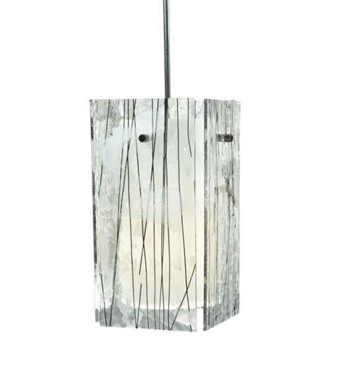Meyda Lighting Metro Fusion 7" Black Branches Mini Pendant Light With ...