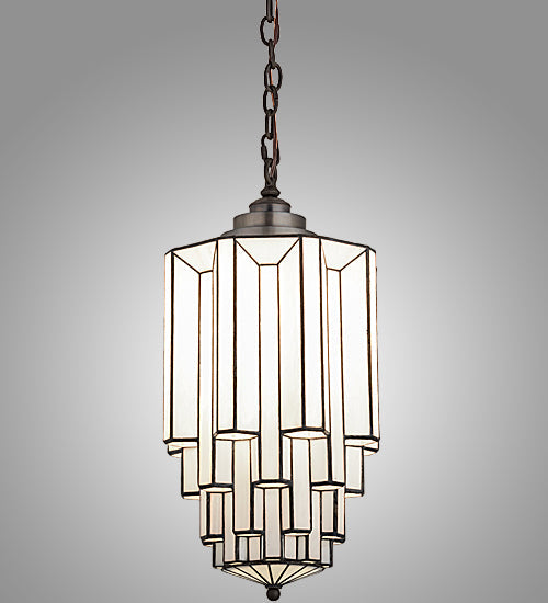 Meyda Lighting Paramount 12" Light Craftsman Brown Pendant Light With ...