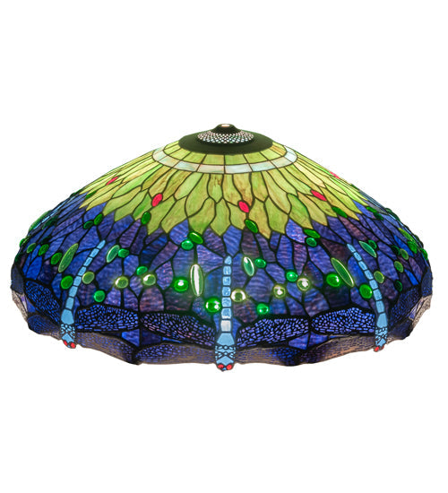 Meyda Lighting Tiffany Hanginghead Dragonfly 22" Multi-Colored Shade G ...