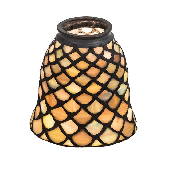 Meyda Tiffany Fishscale 4" Green Ceiling Fan Light Shade Glass – Lamps ...