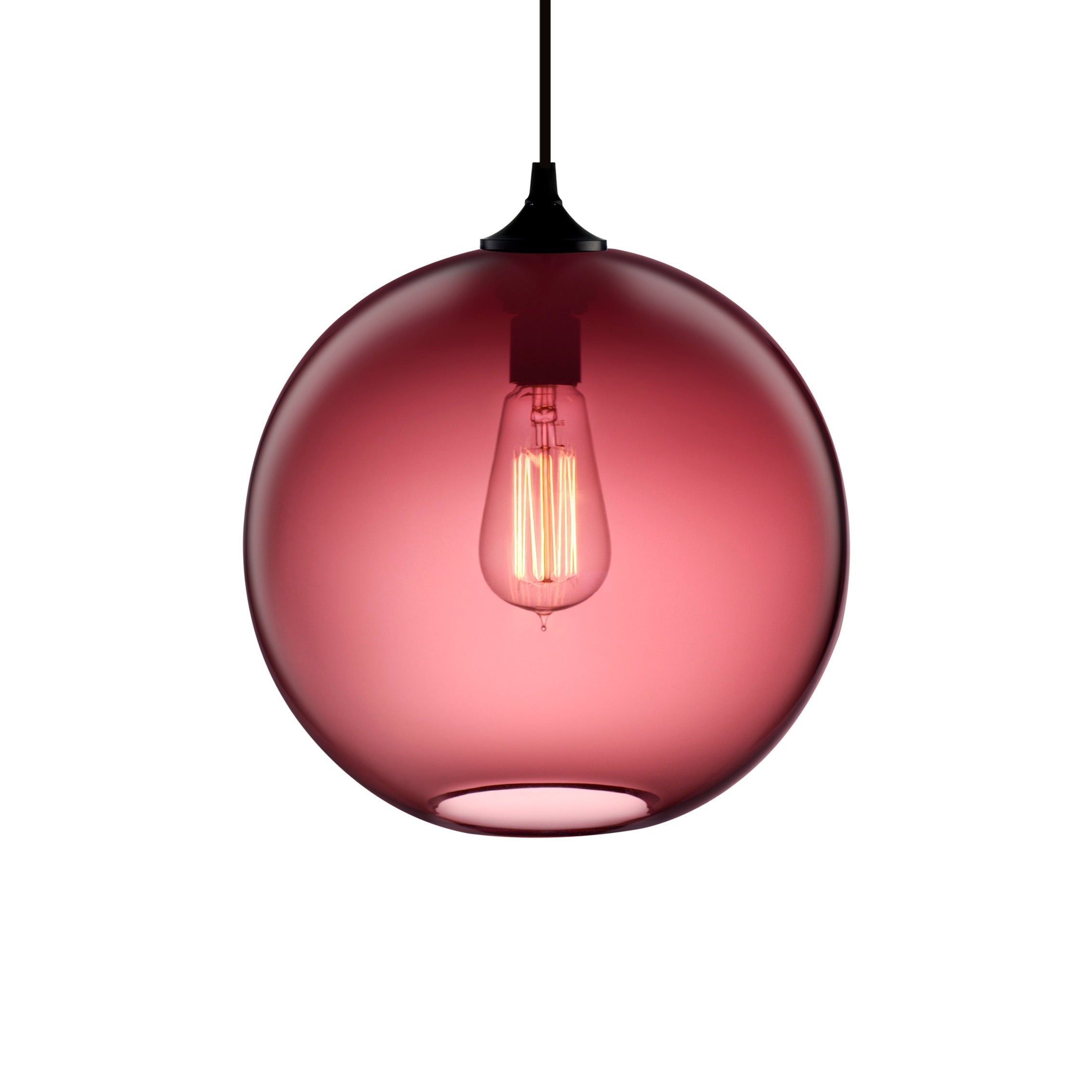 Niche Modern Solitaire 10" Dimmable LED Edison Bulb Pendant Light With ...