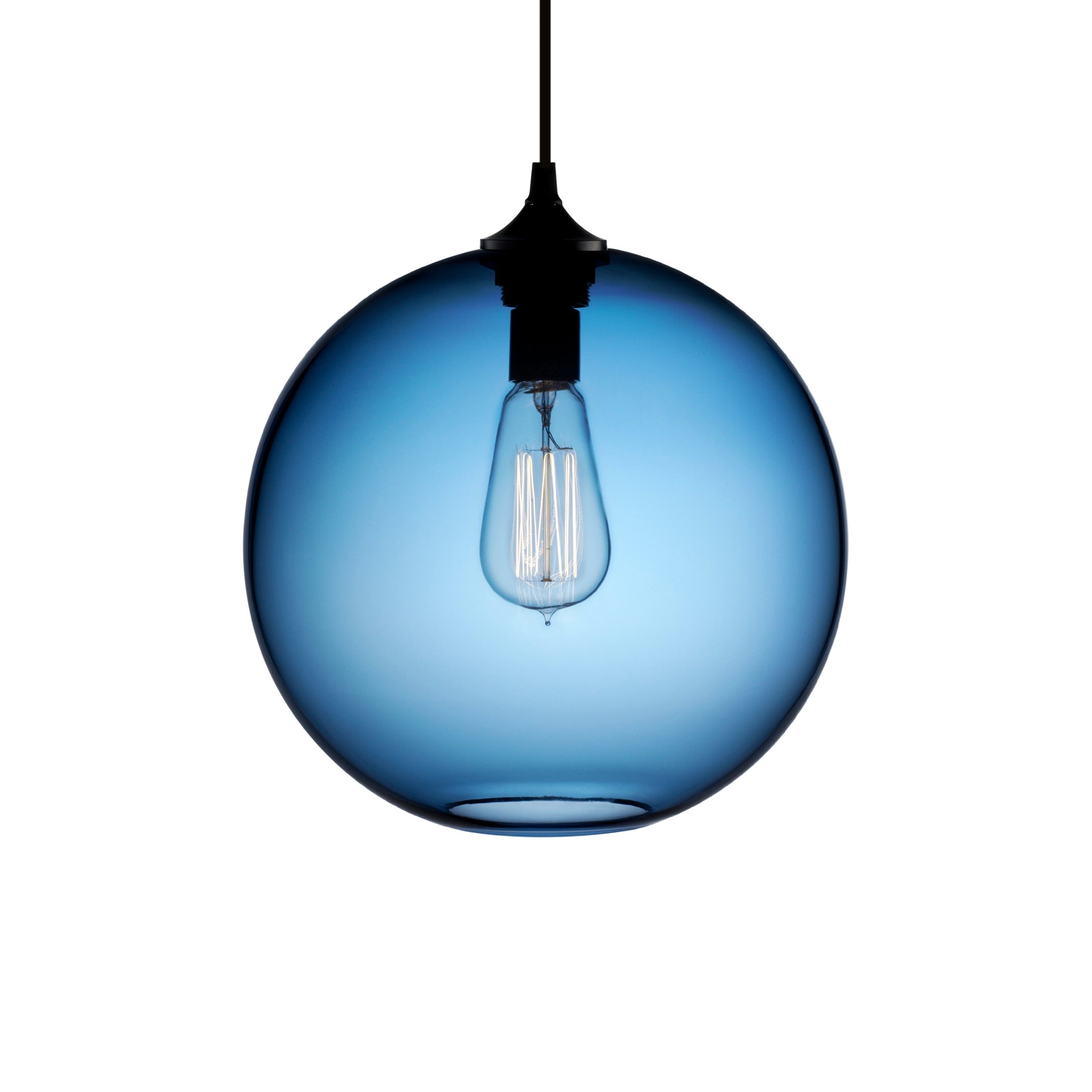 Niche Modern Solitaire 10" Dimmable LED Edison Bulb Pendant Light With ...
