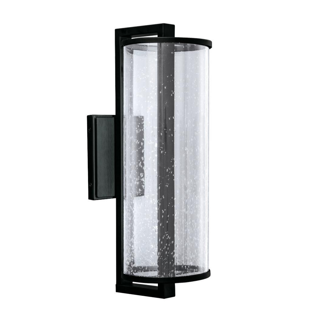 Norwell Lighting Candela 19" x 7" 1-Light Large Matte Black Outdoor Wa ...