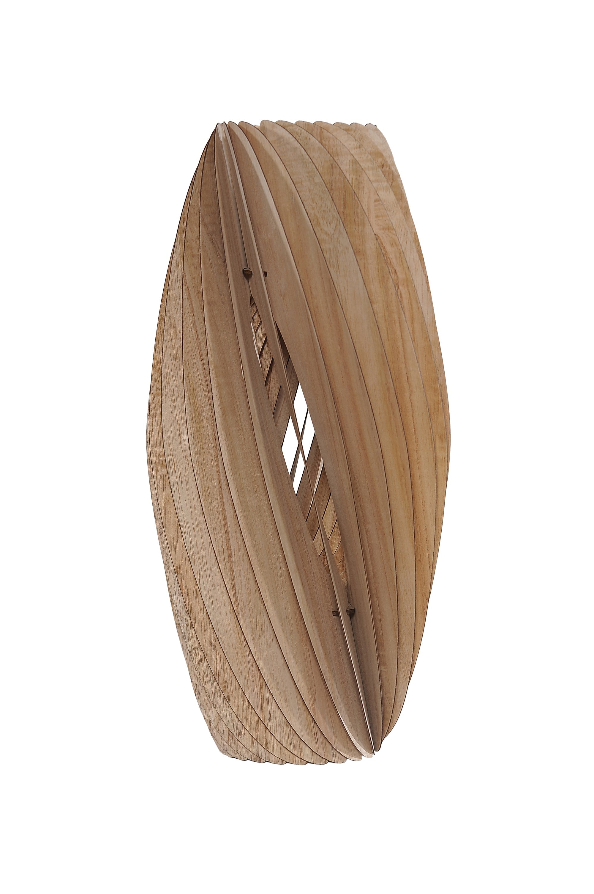 Ore International 20"H Saffron White Oak Hardwired Pendant Light ...