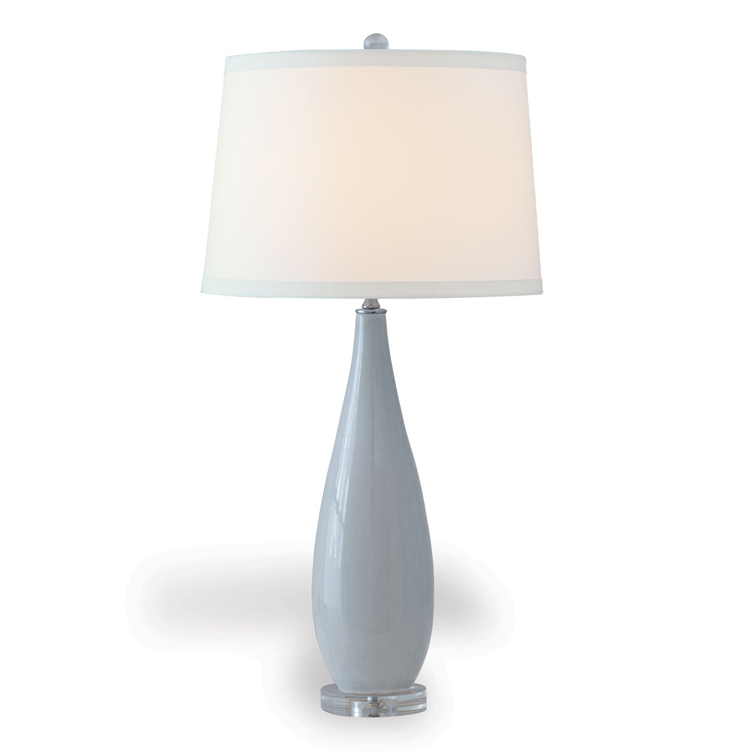 Port 68 Emma Smoke 32" Table Lamp with Green Drum Hardback Shade ...